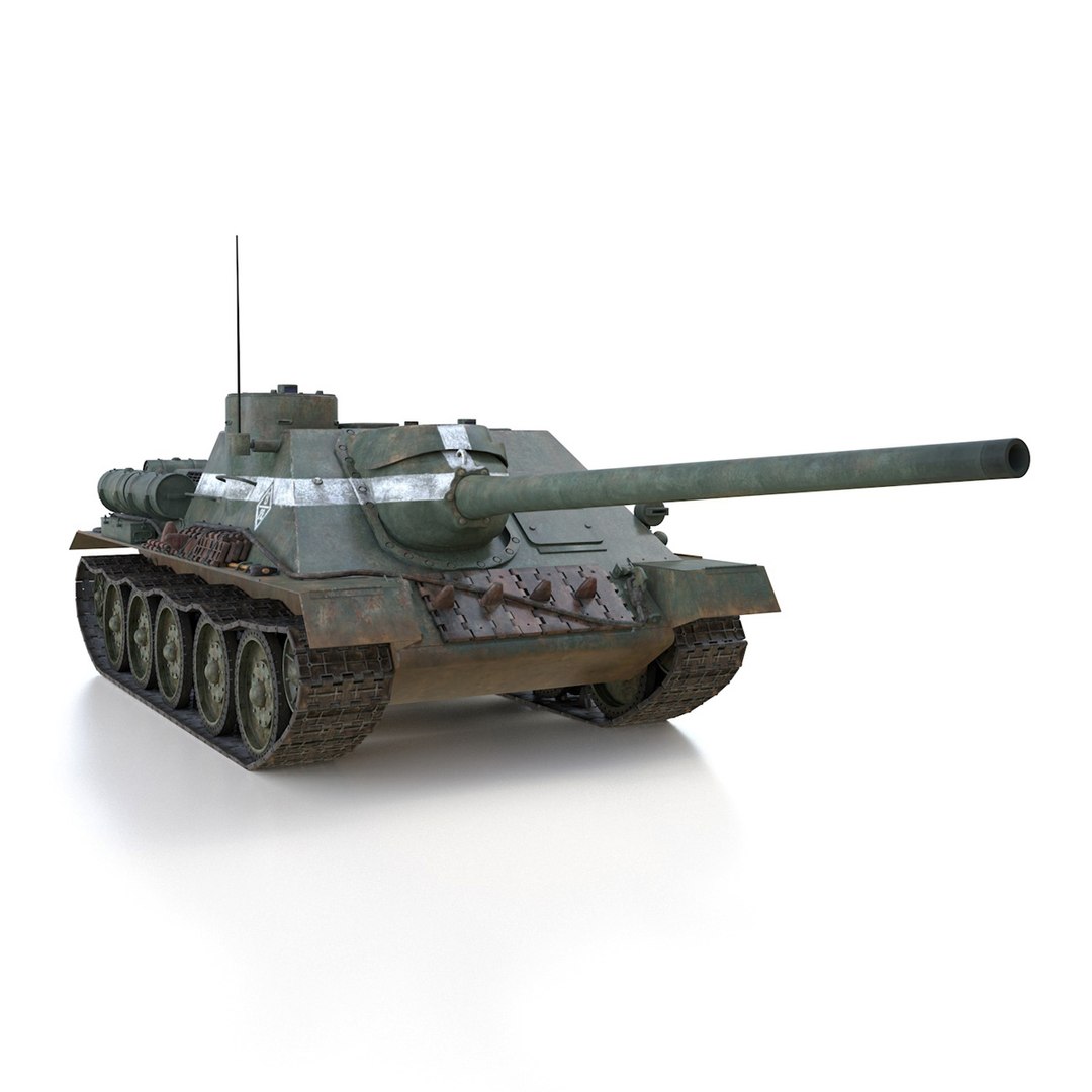 Su-100 - Tank 3D Model - TurboSquid 1487845