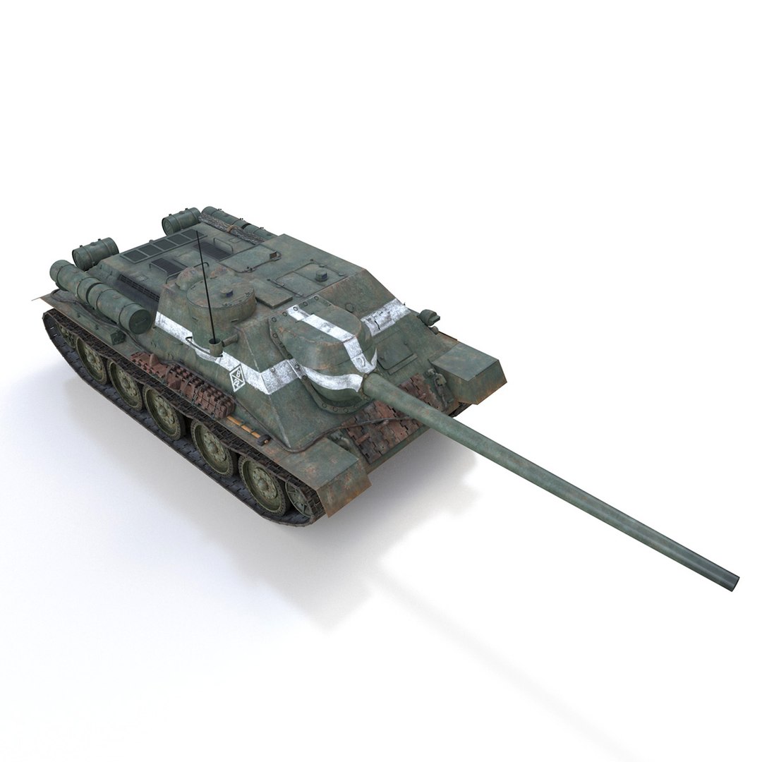 Su-100 - Tank 3D Model - TurboSquid 1487845