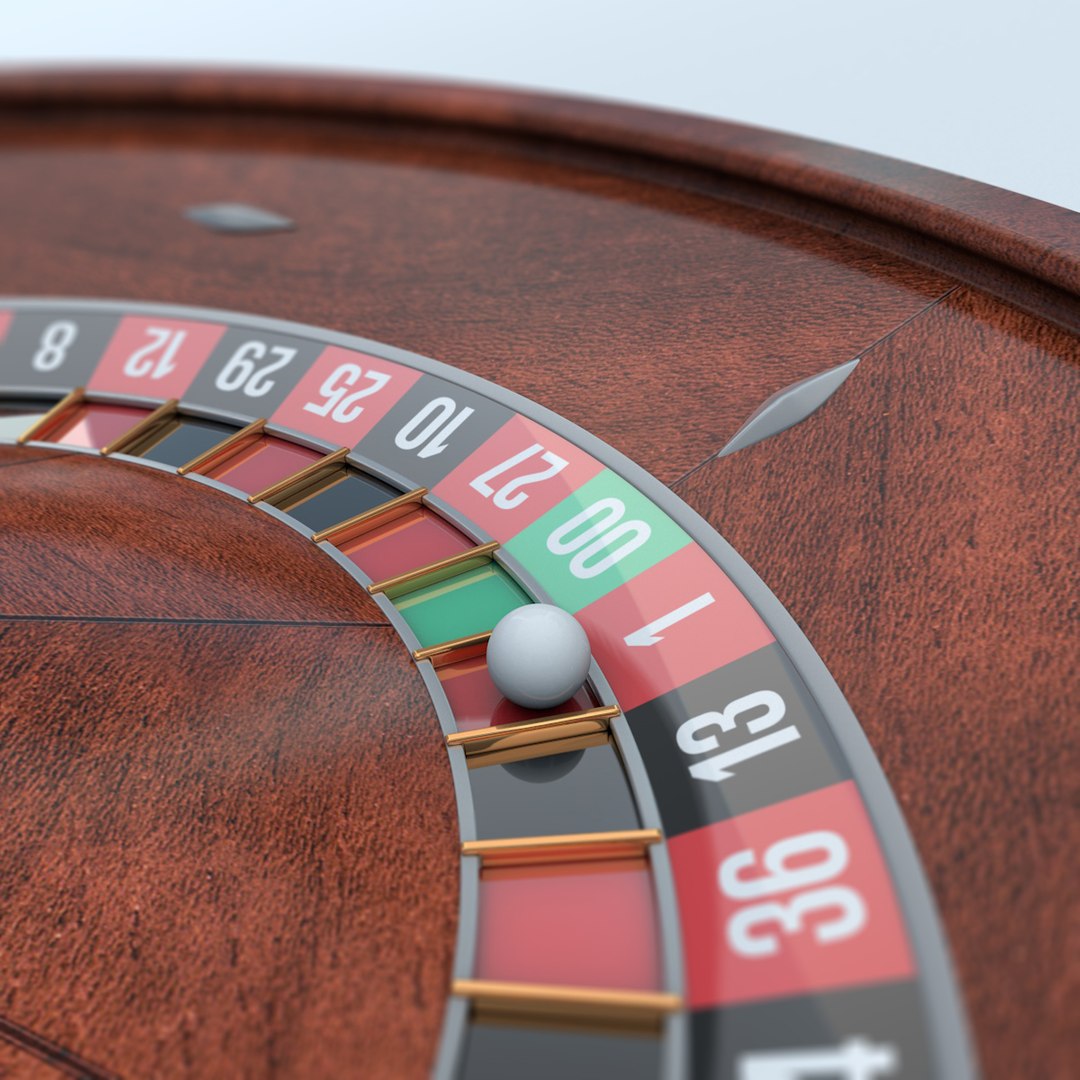 Roulette Wheel 3d Model