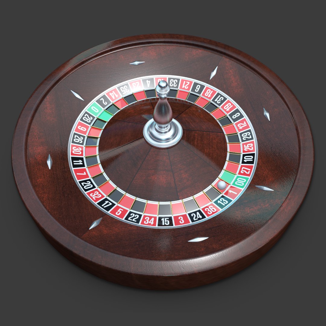 Roulette Wheel 3d Model