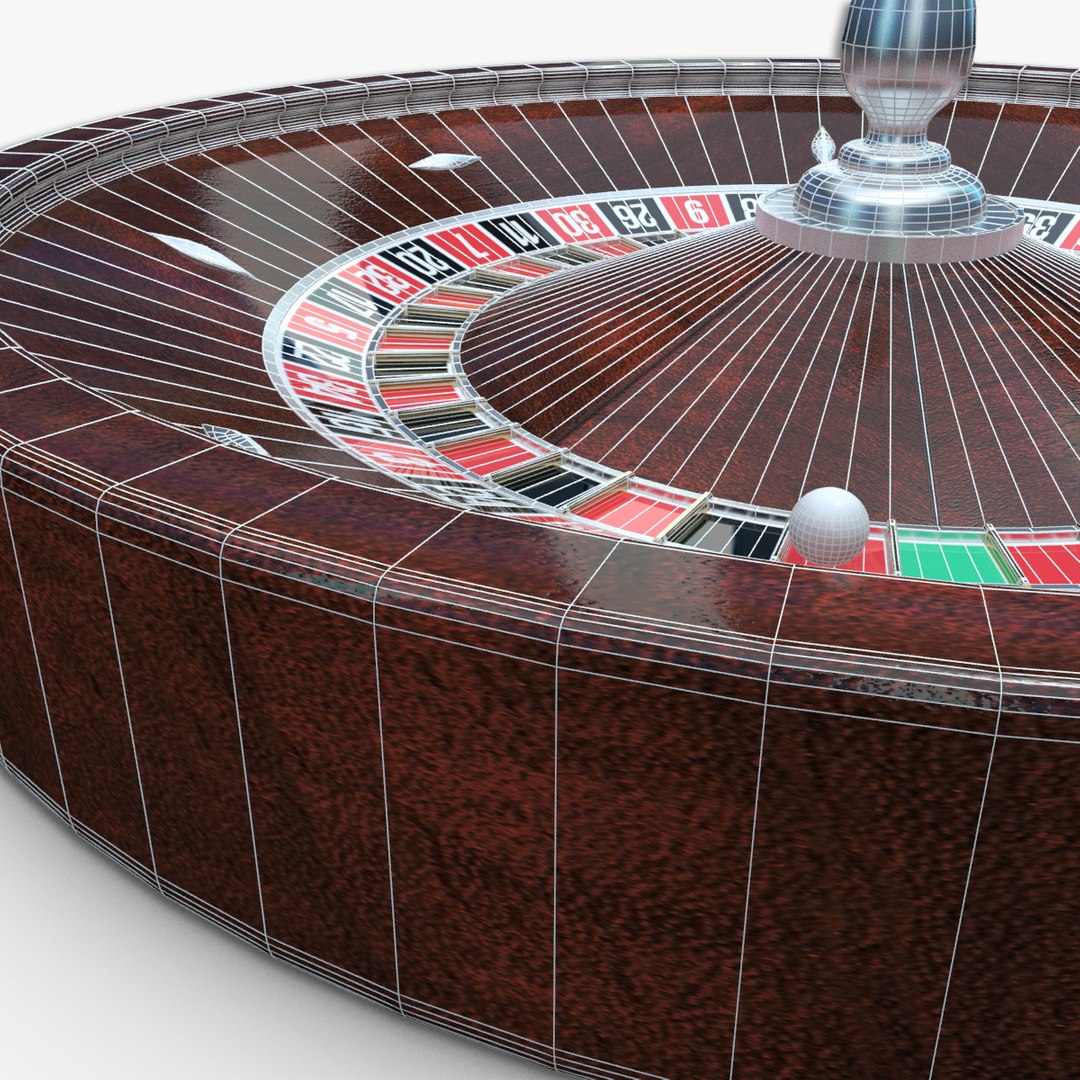 Roulette Wheel 3d Model
