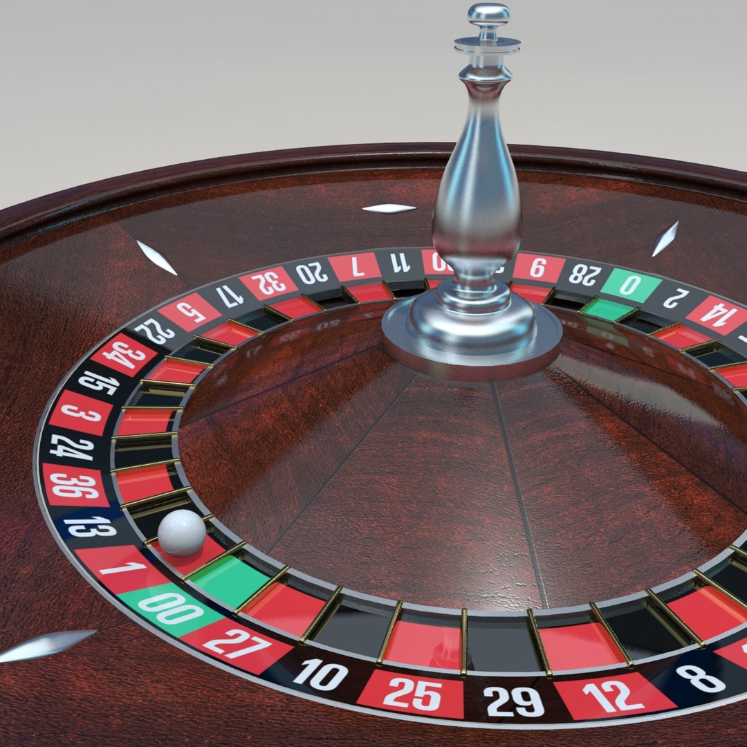 Roulette Wheel 3d Model