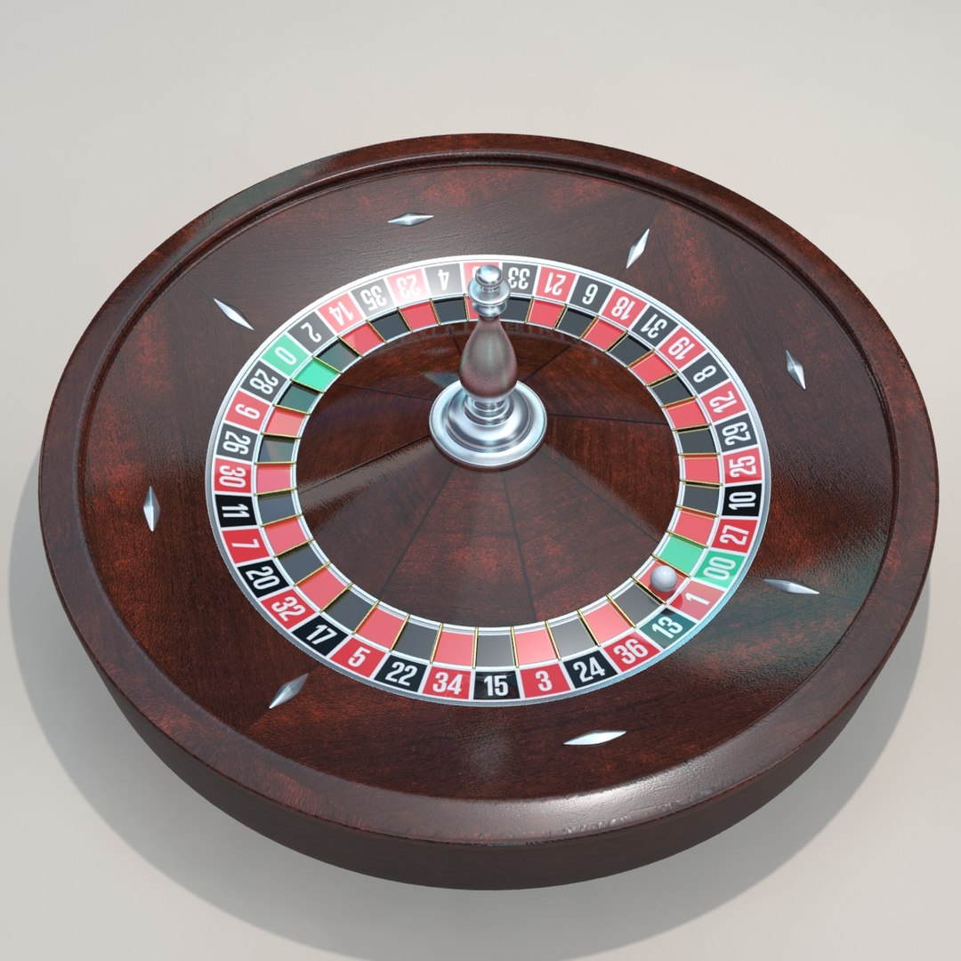 Roulette Wheel 3d Model