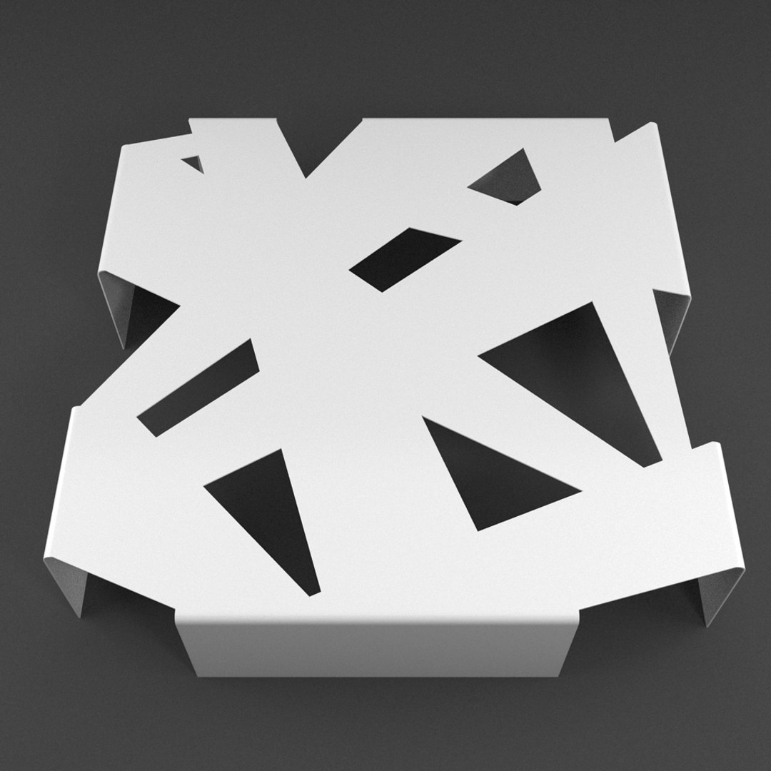 3d Model Of Intersection Table Design