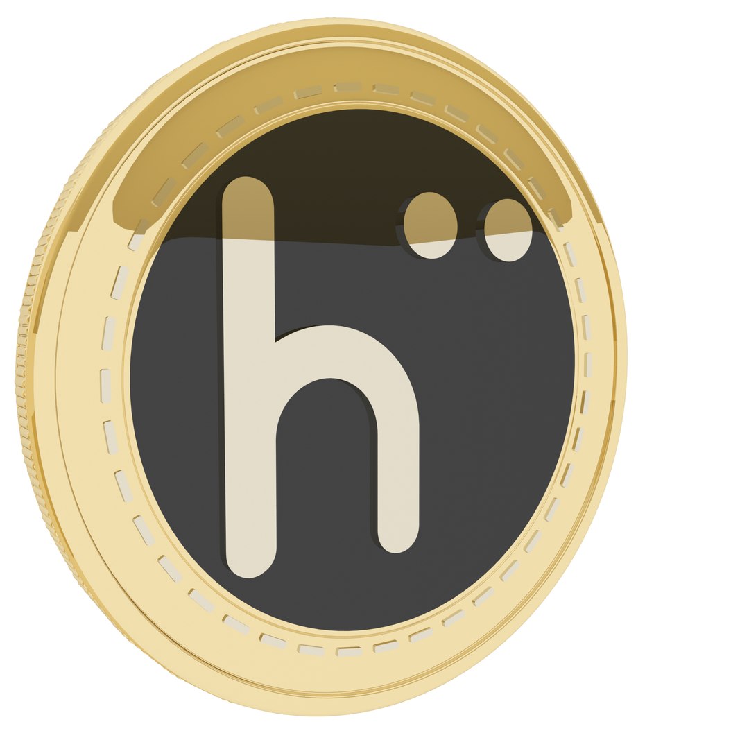 Hubii Network Cryptocurrency Gold Coin 3D model - TurboSquid 1856795