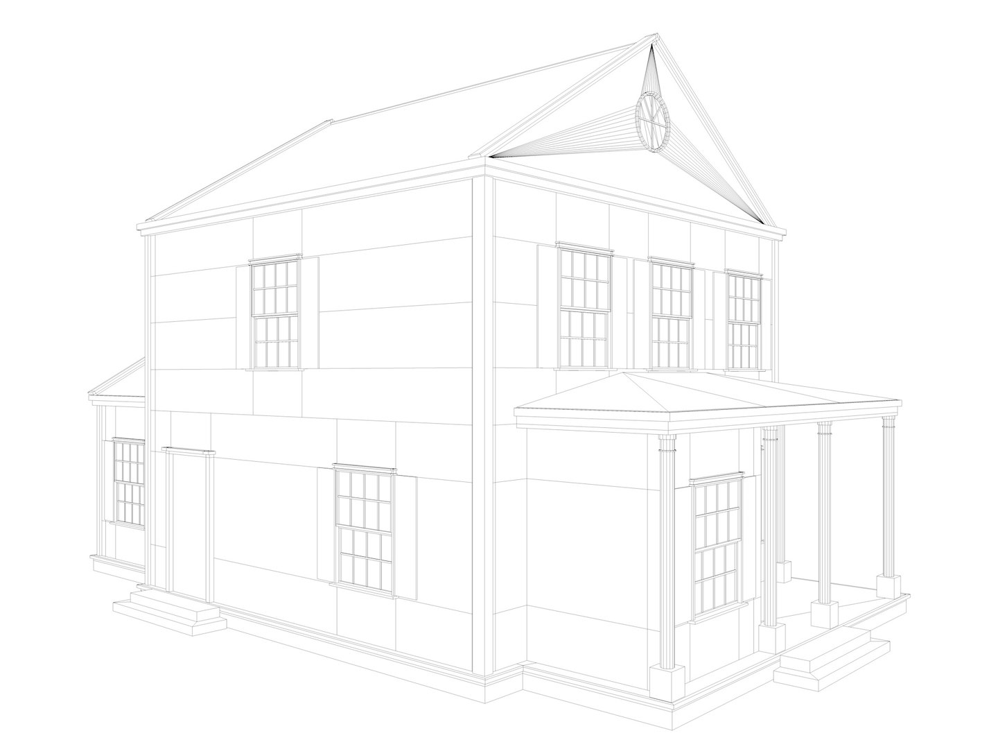 Five House Collection 3D model - TurboSquid 2082052