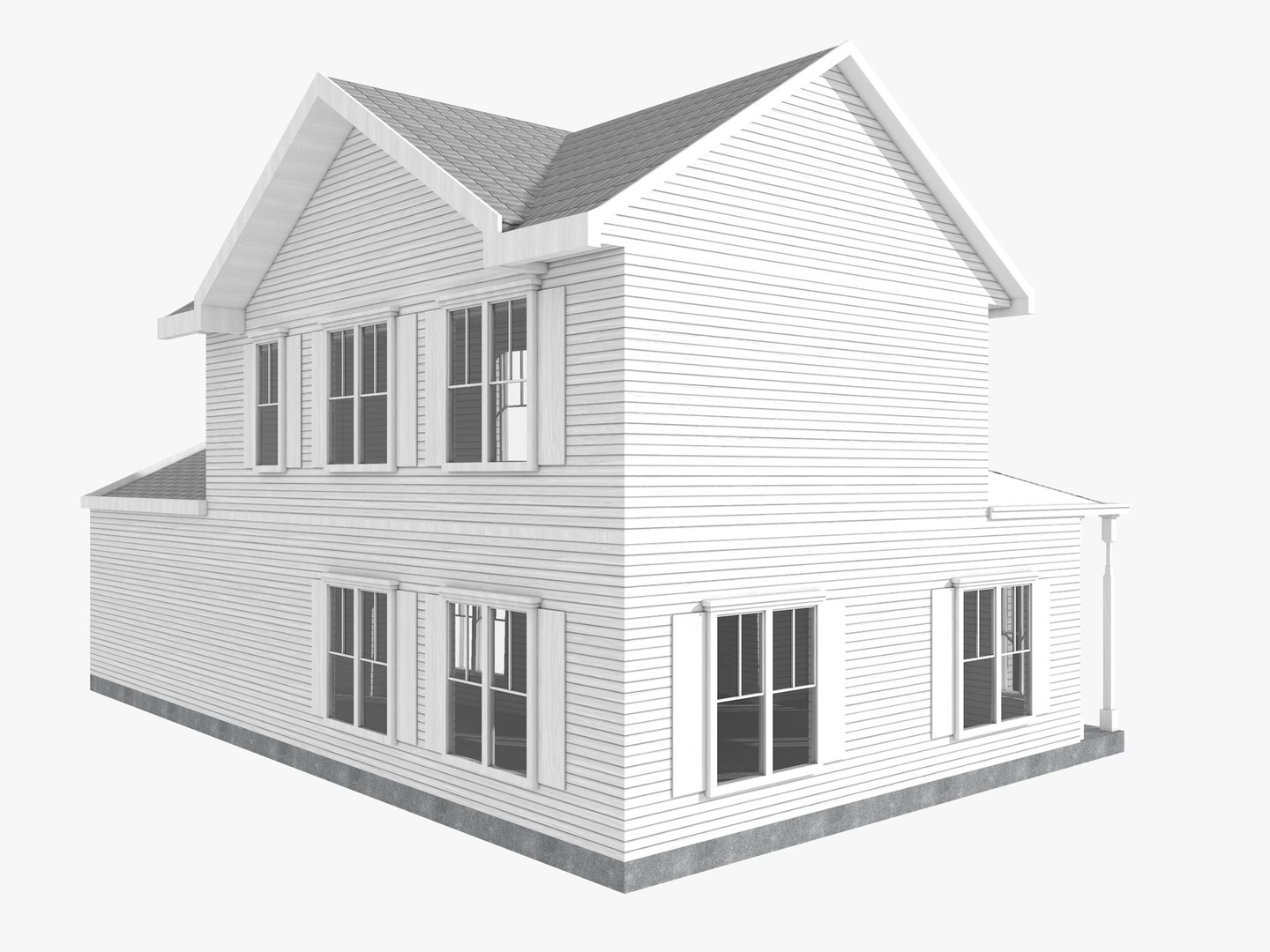 Five House Collection 3D model - TurboSquid 2082052