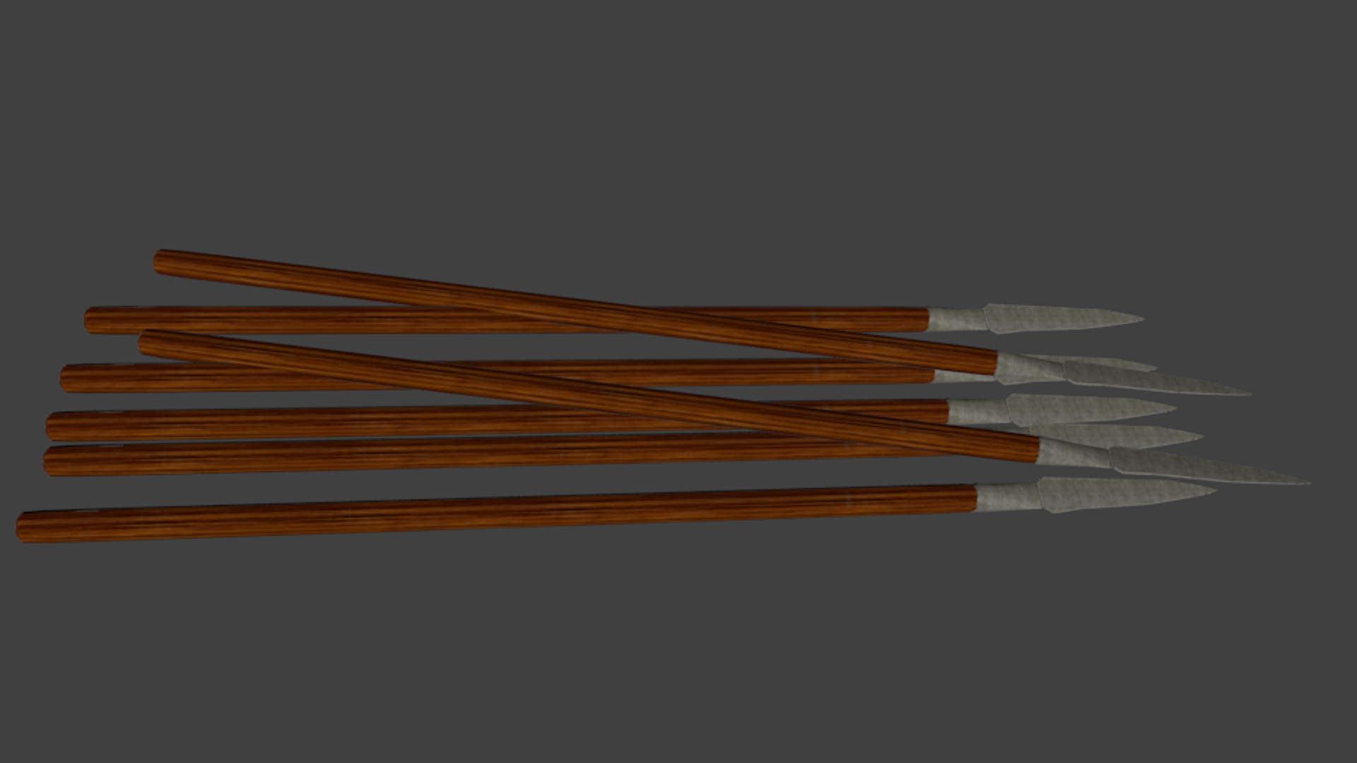 medieval pike 3d model