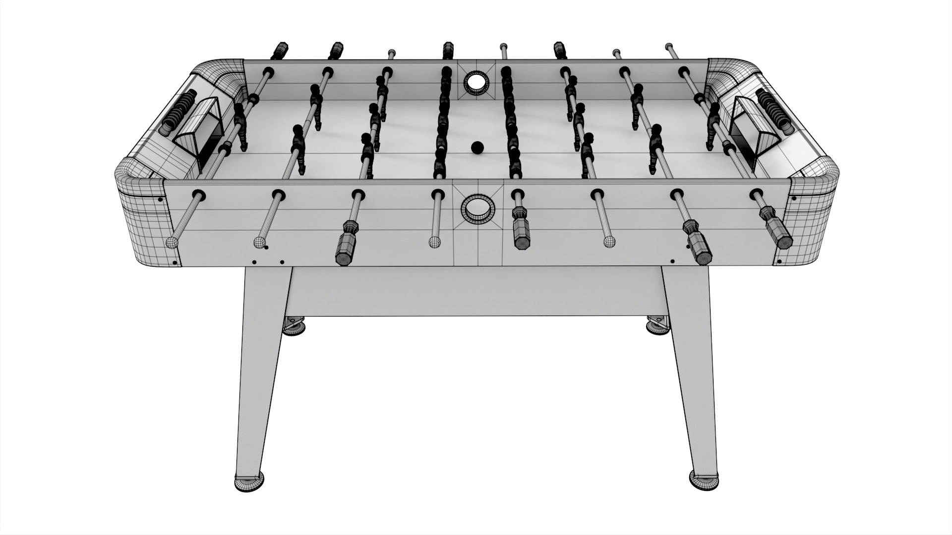 Football Table Game 01 3D Model - TurboSquid 2166674