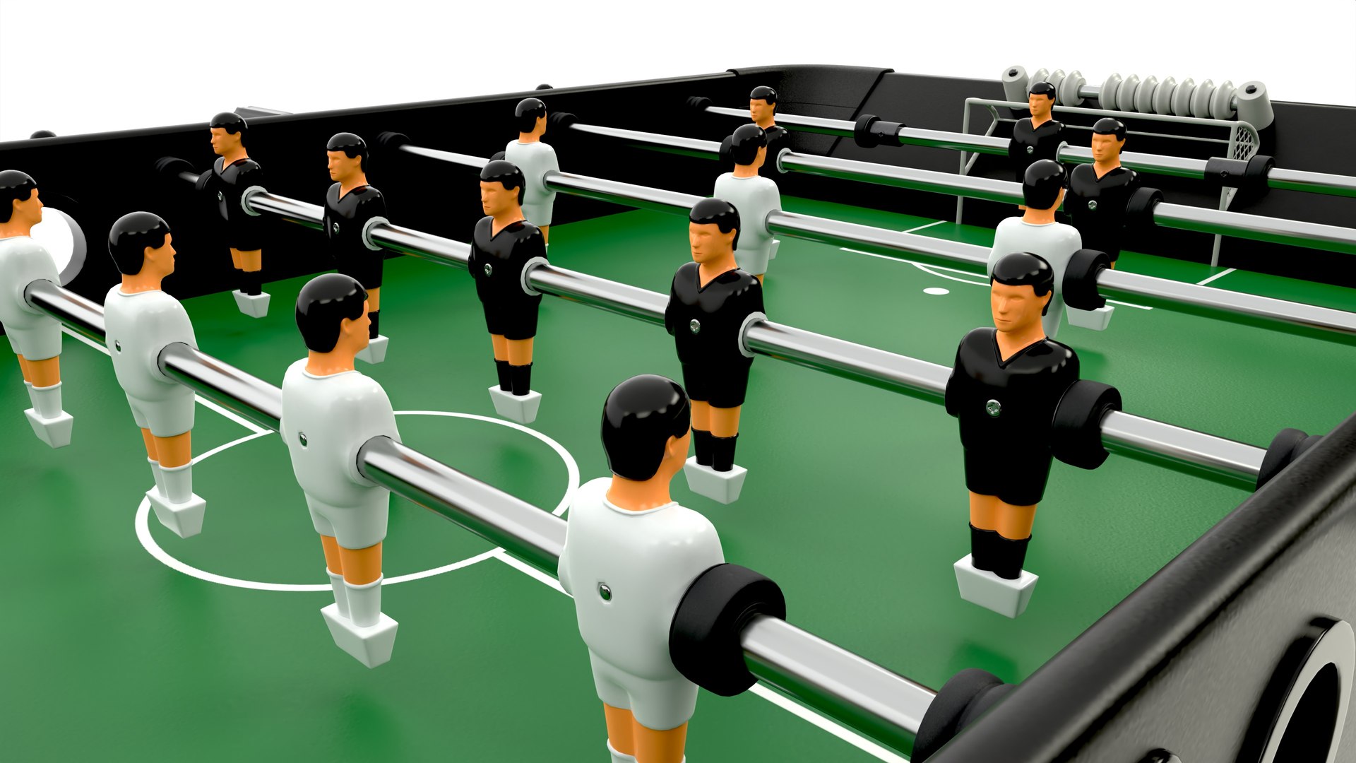 Football Table Game 01 3D Model - TurboSquid 2166674