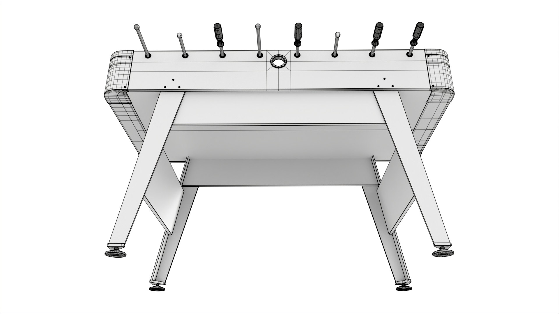 Football Table Game 01 3D Model - TurboSquid 2166674