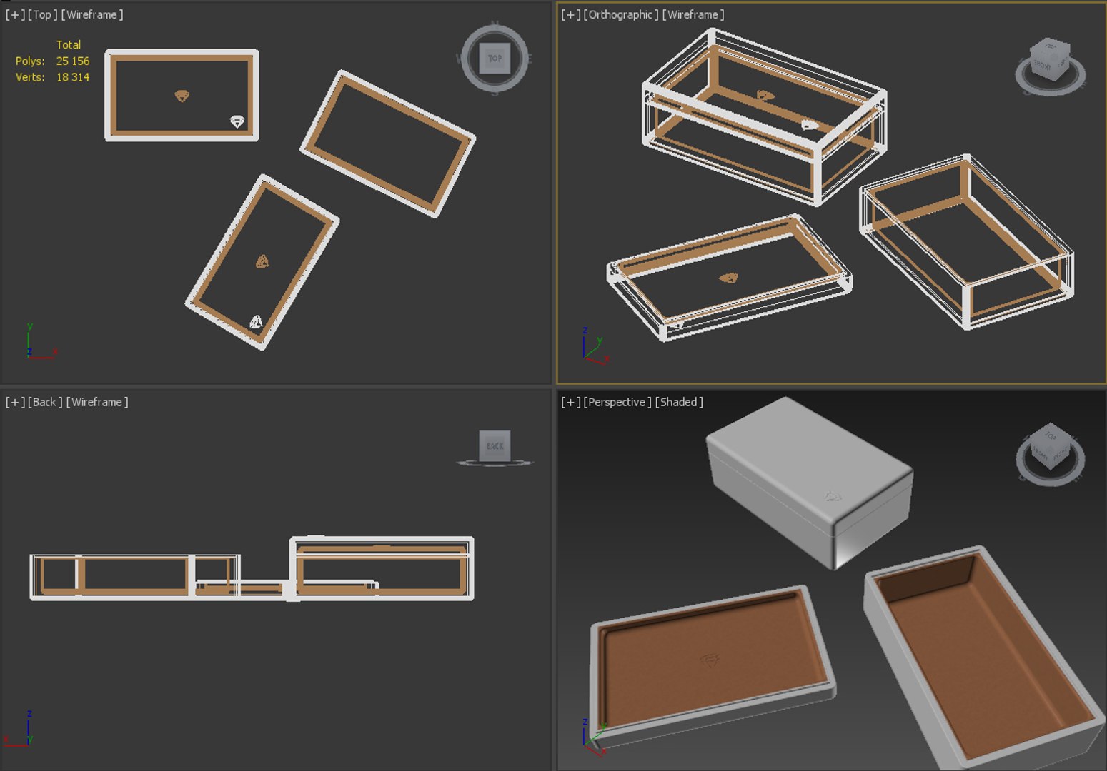 3d jewelry jewel box model