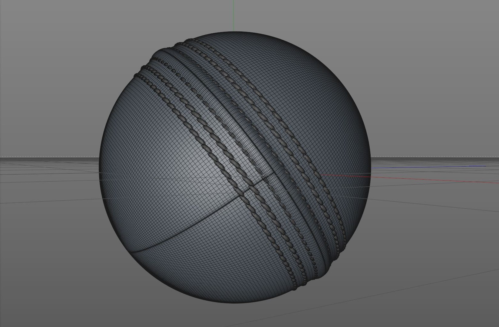3d Model Cricket Ball