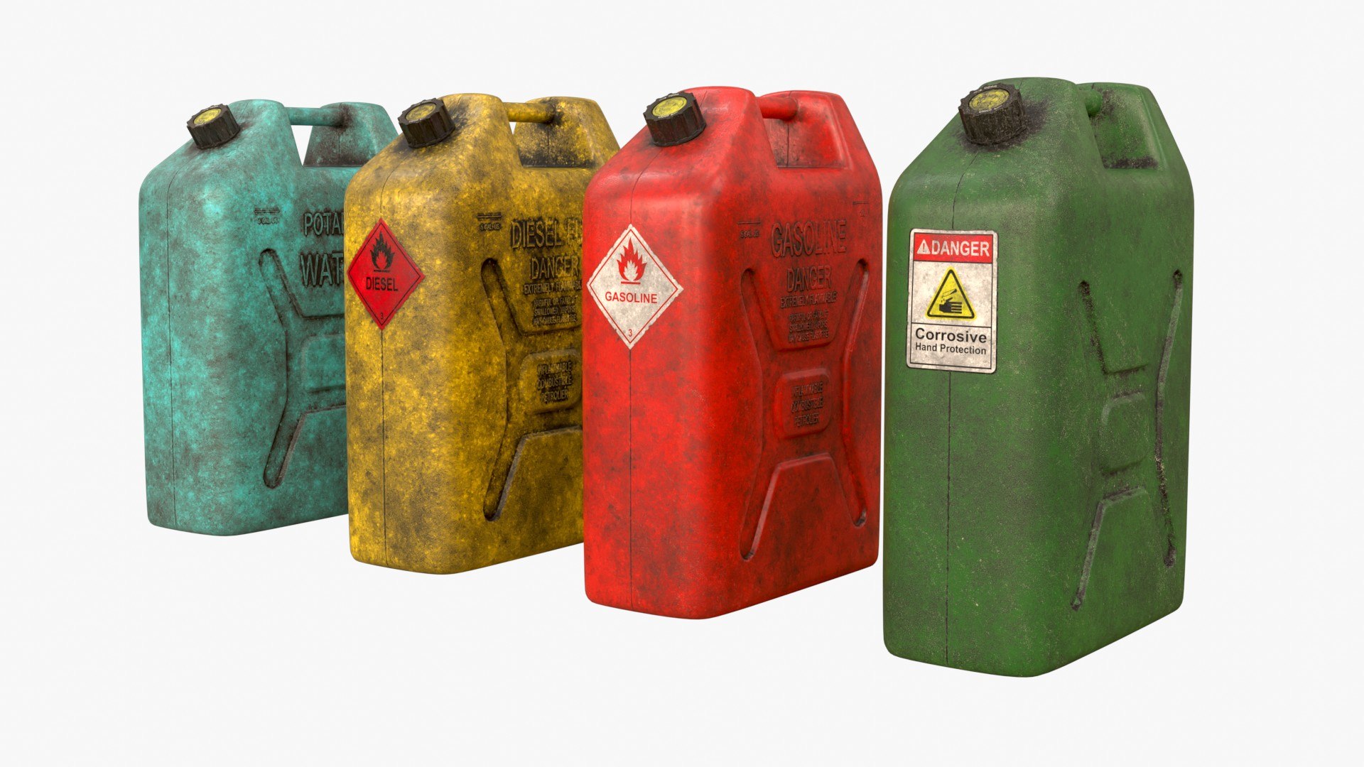 Scepter Vented Gas Can model - TurboSquid 1889567