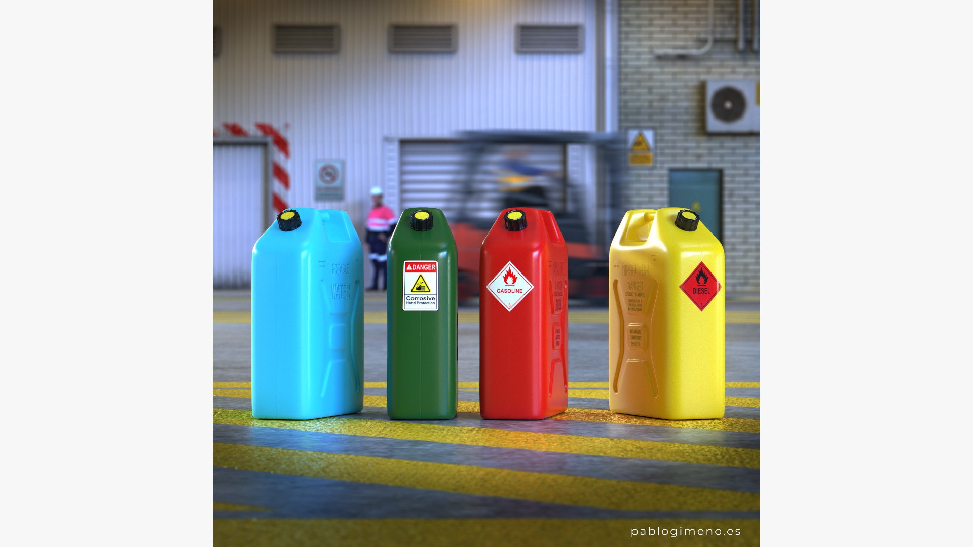 Scepter Vented Gas Can model - TurboSquid 1889567