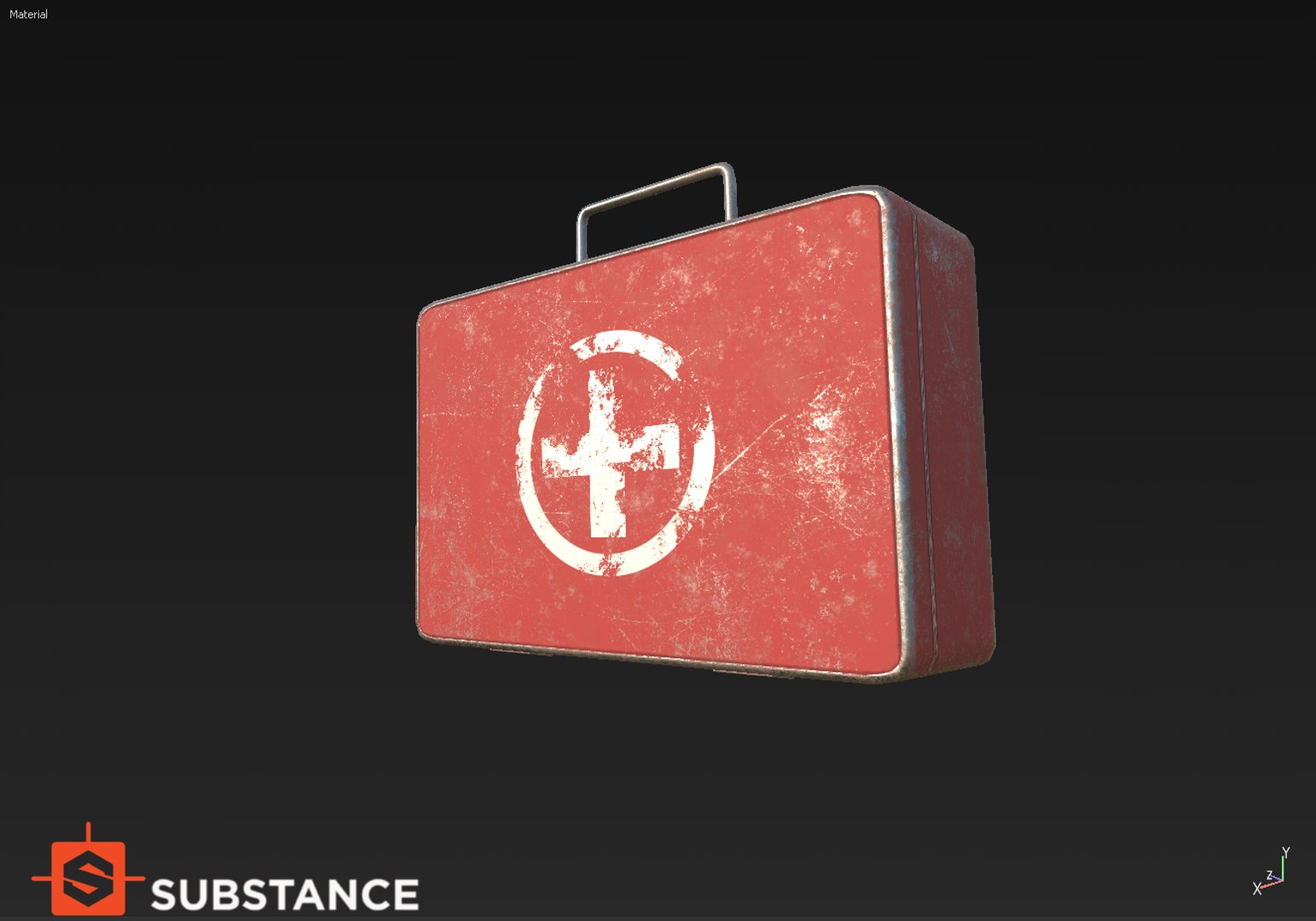 Aid Kit 3d Model
