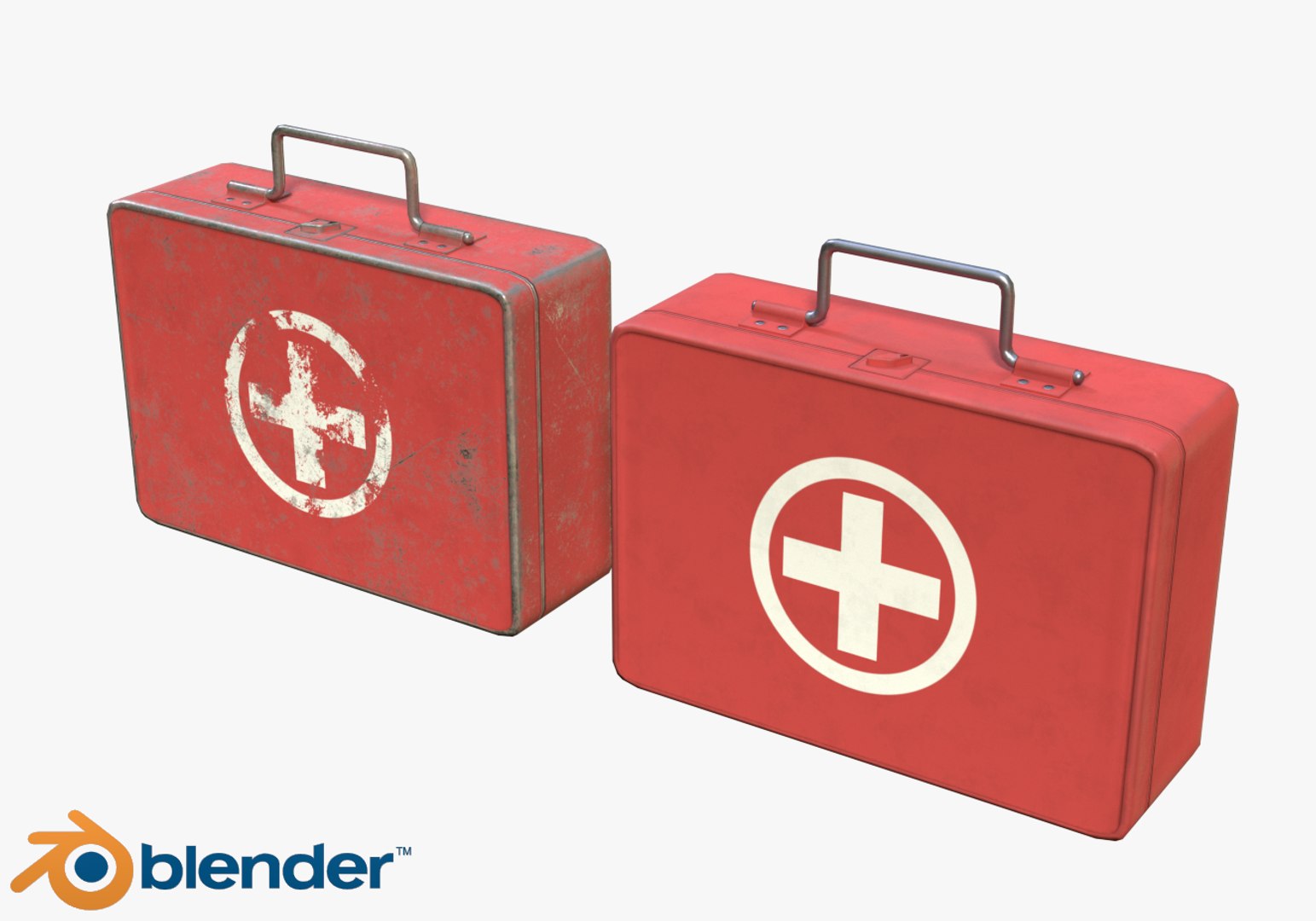 Aid Kit 3d Model