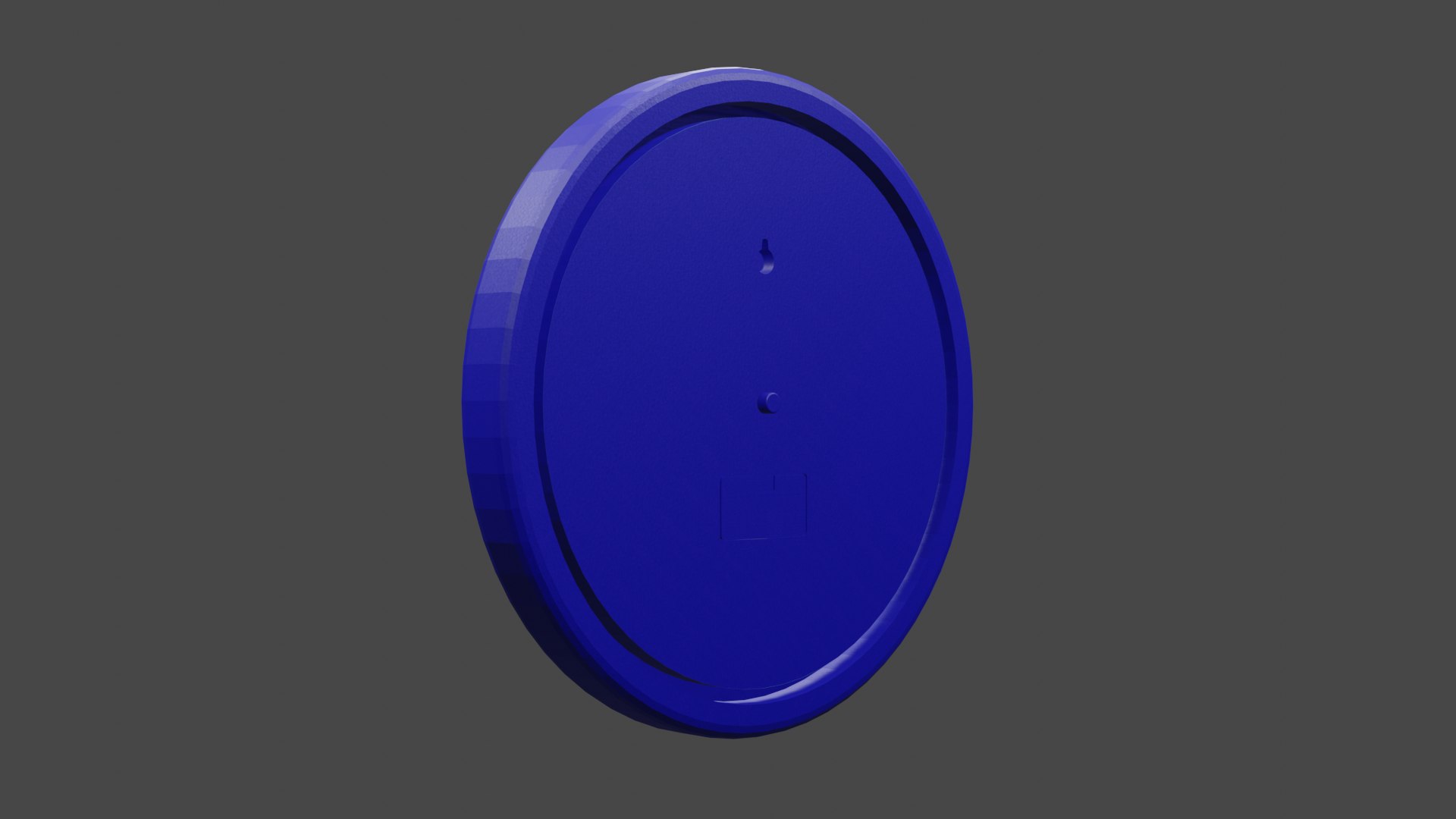 Blue Clock Model - TurboSquid 2046357