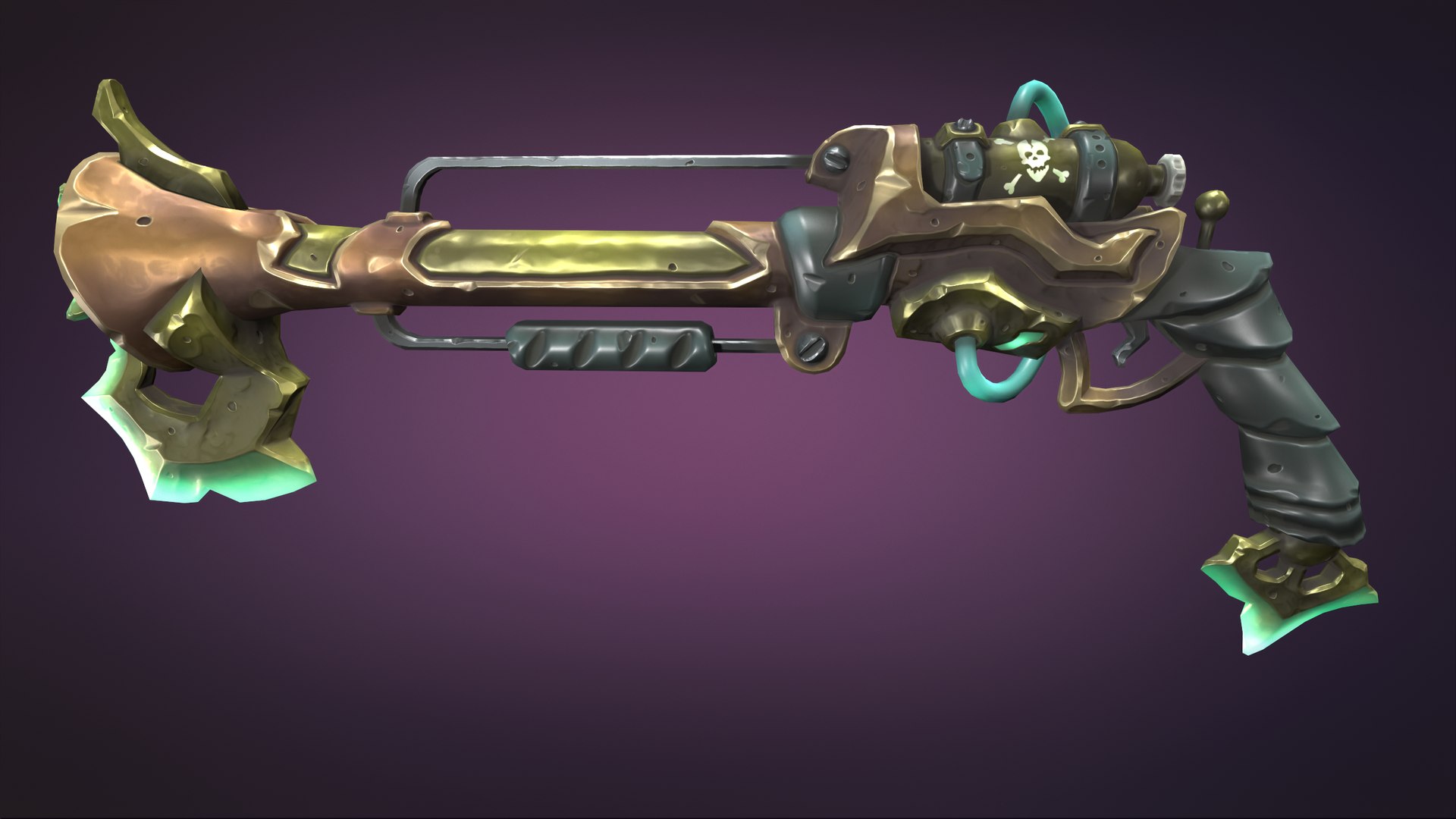 Steampunk musket 3D model - TurboSquid 2111915