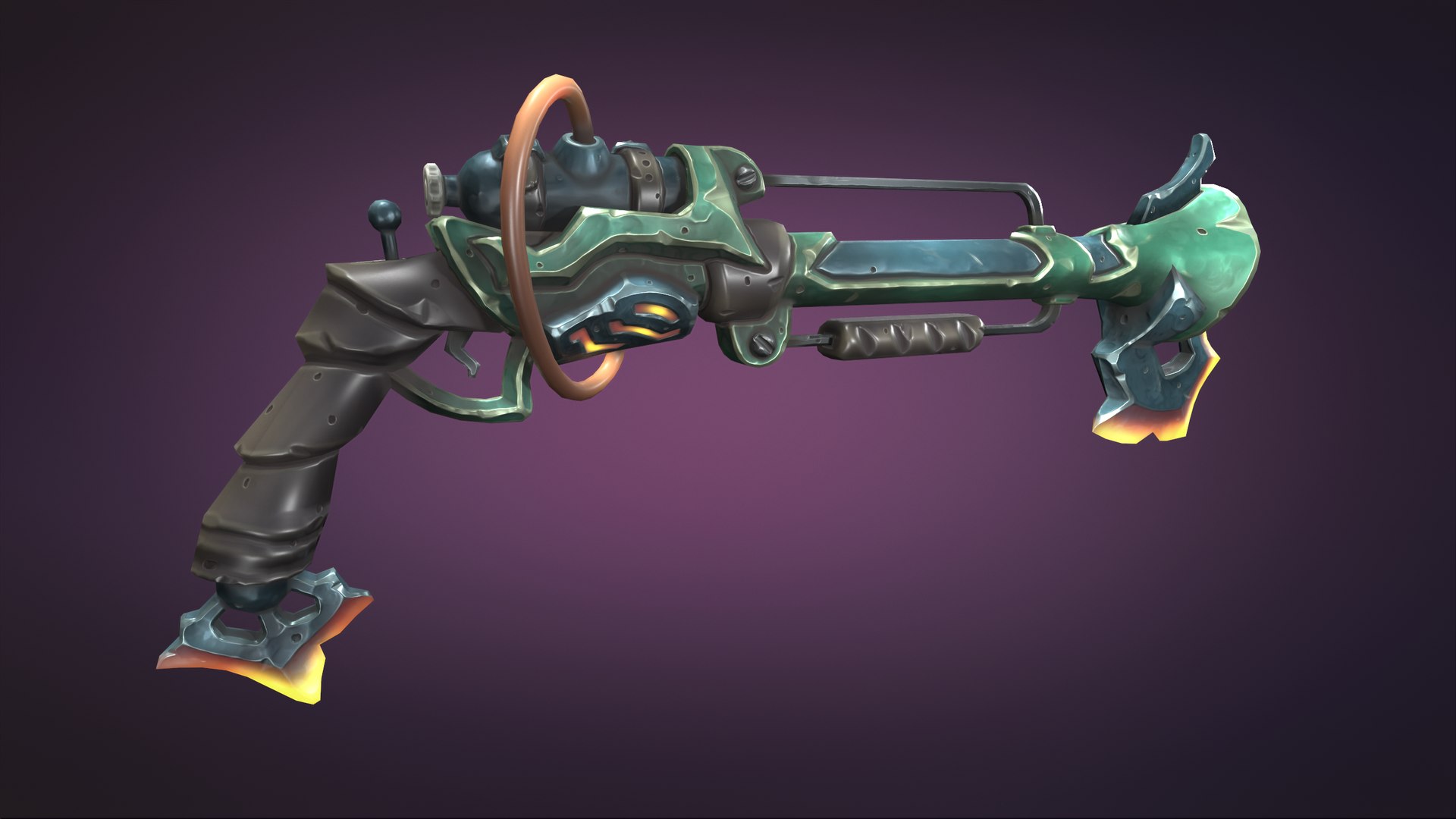 Steampunk musket 3D model - TurboSquid 2111915
