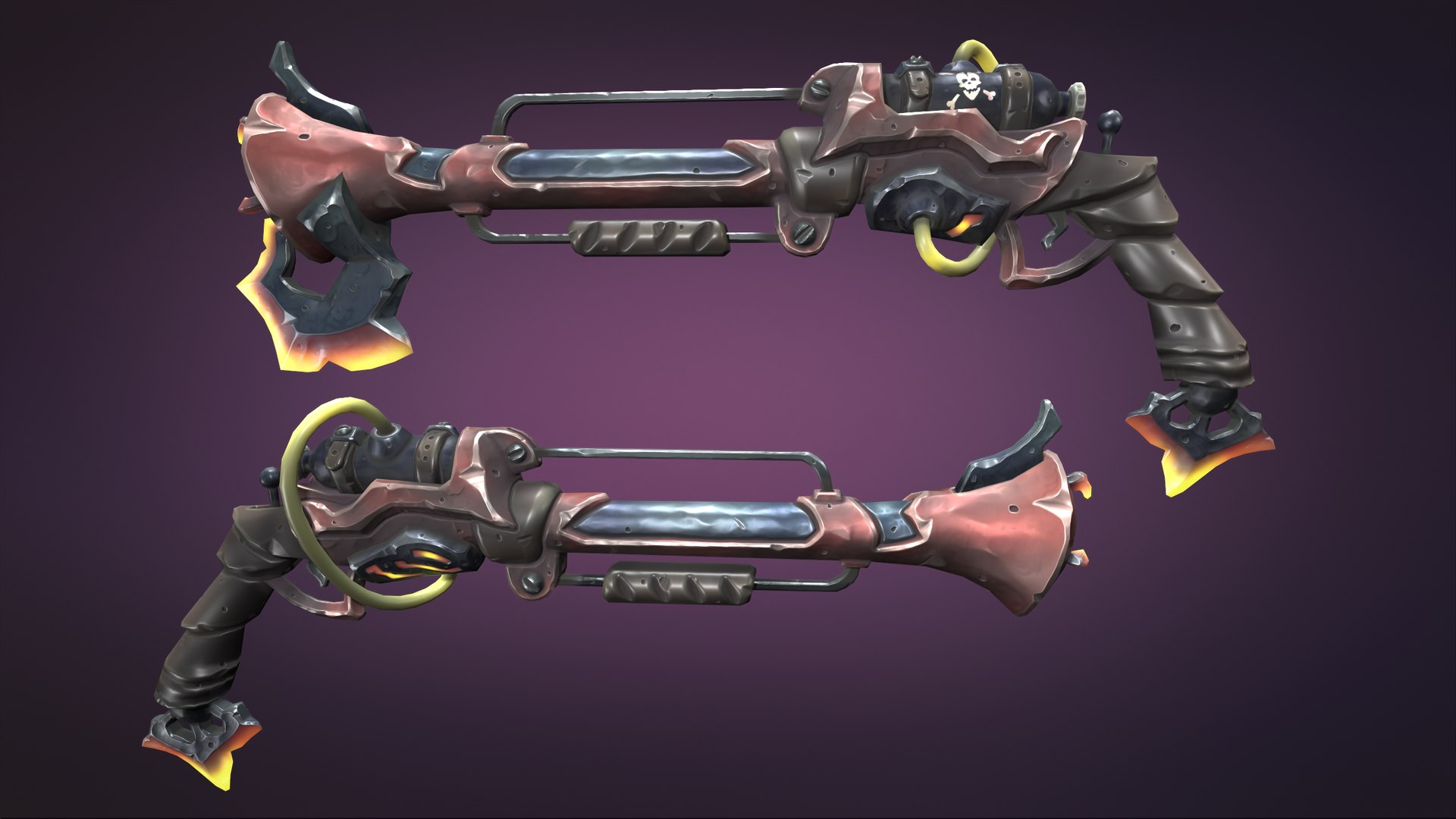 Steampunk musket 3D model - TurboSquid 2111915