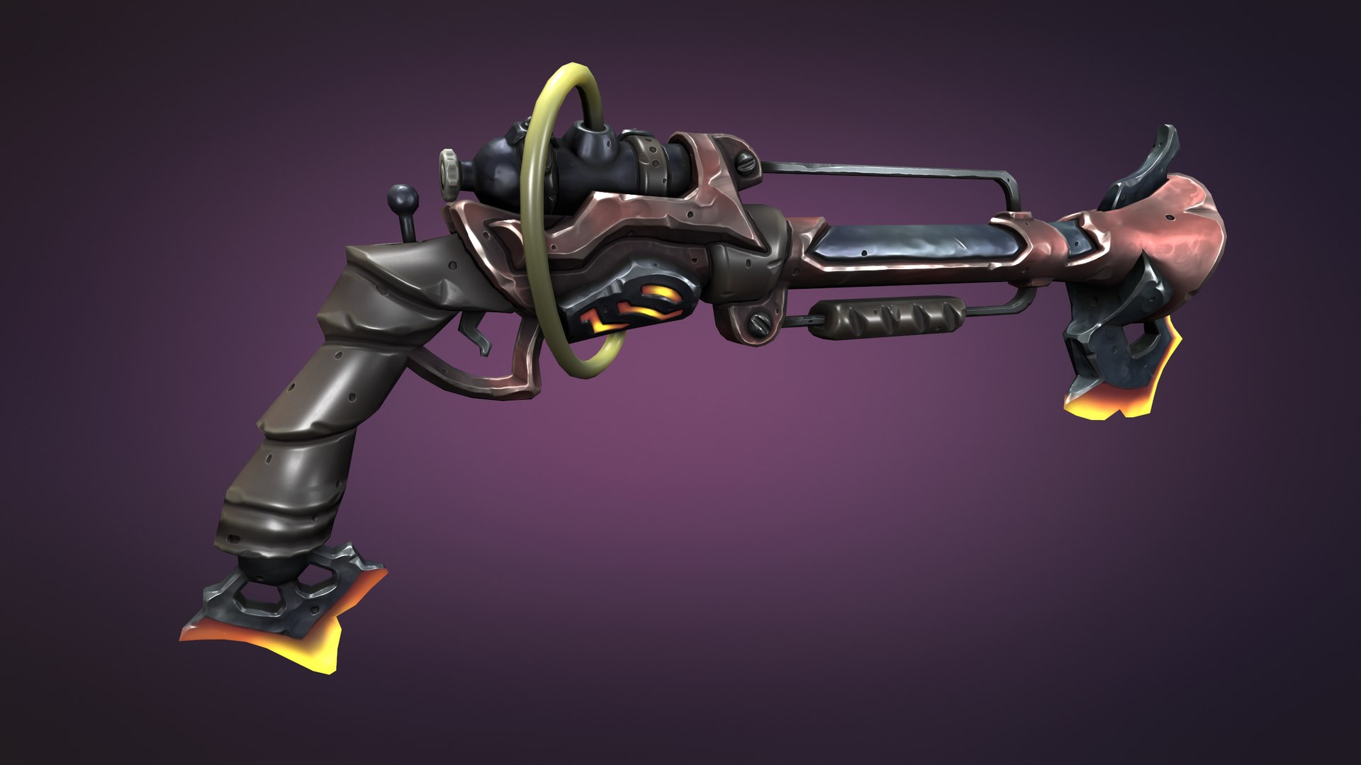 Steampunk Musket 3D Model - TurboSquid 2111915