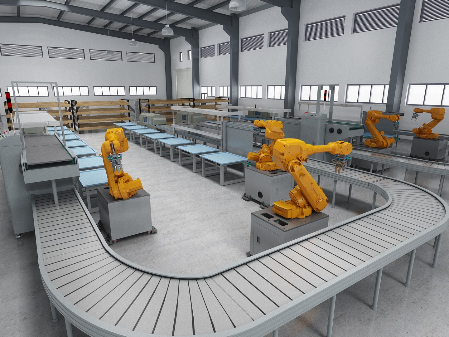 Assembly Line 3D - TurboSquid 2045128