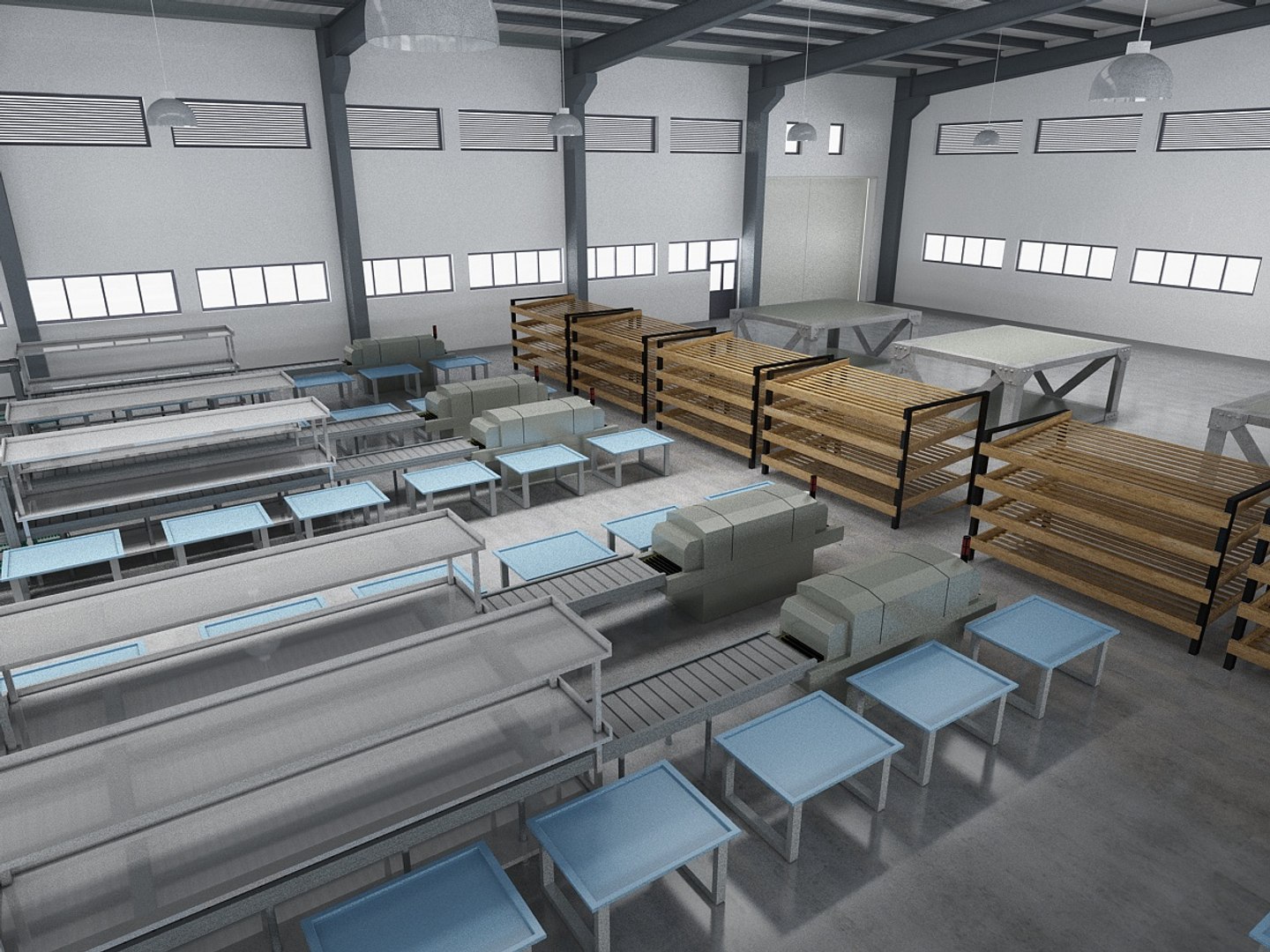 Assembly Line 3D - TurboSquid 2045128