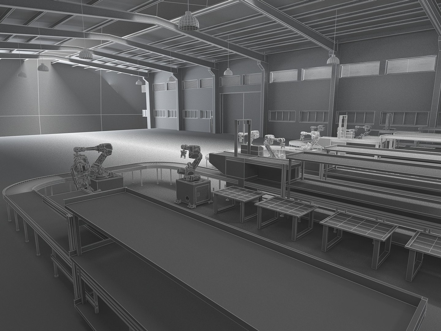 Assembly Line 3D - TurboSquid 2045128