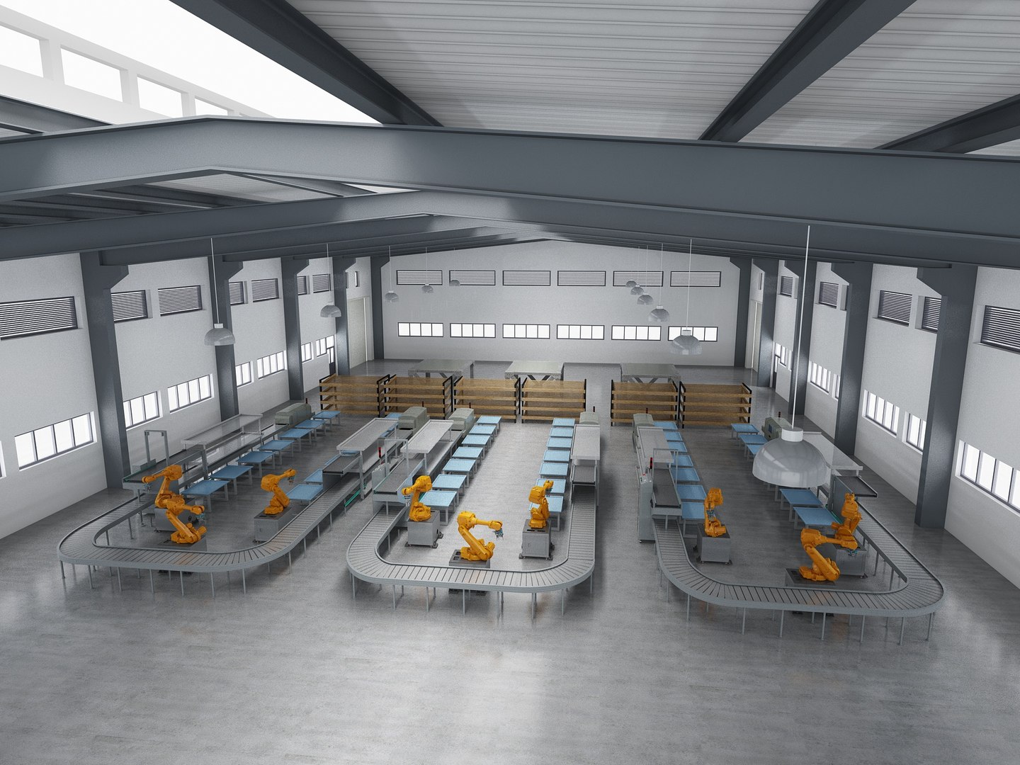 Assembly Line 3D - TurboSquid 2045128