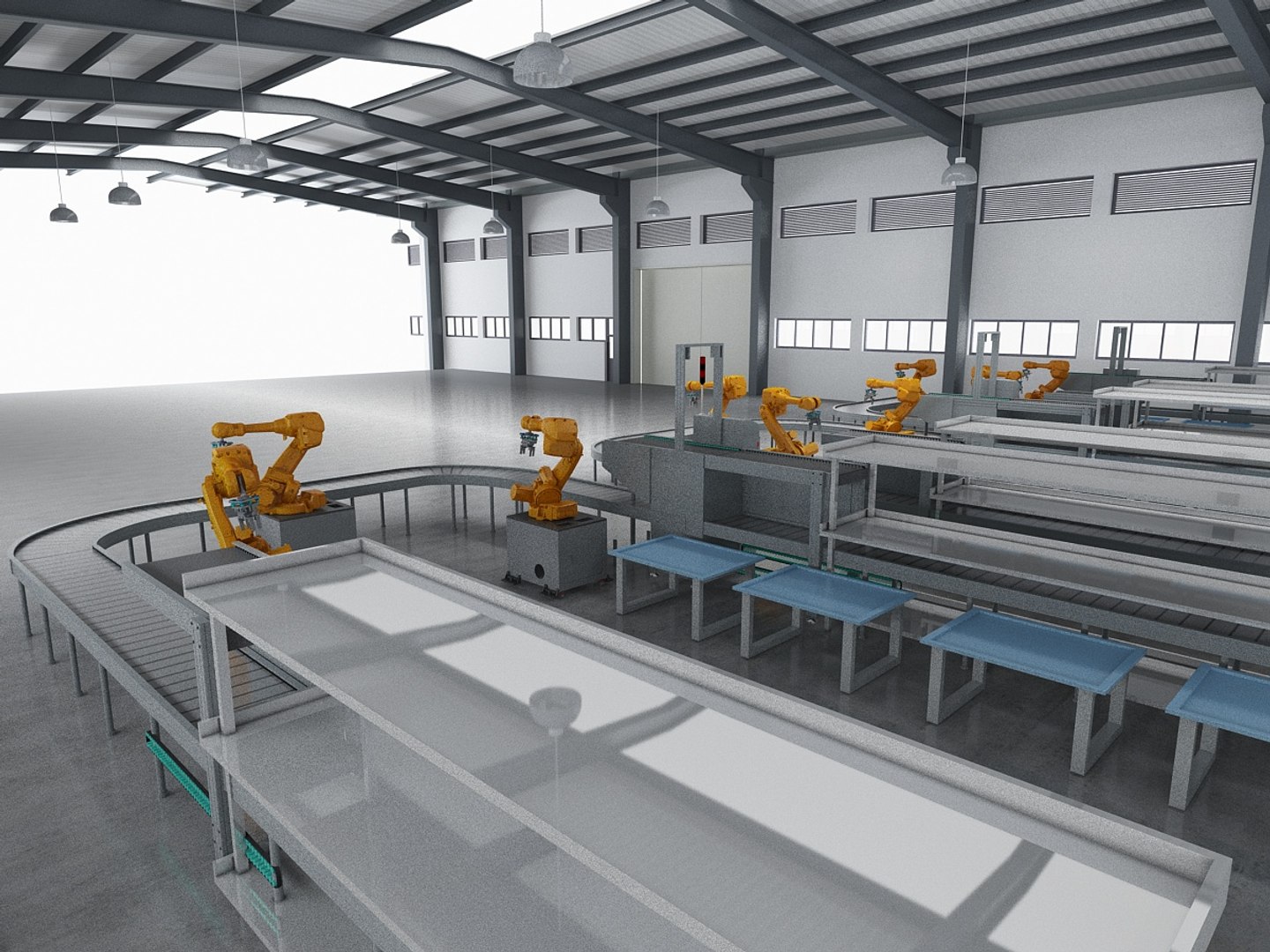 Assembly Line 3D - TurboSquid 2045128