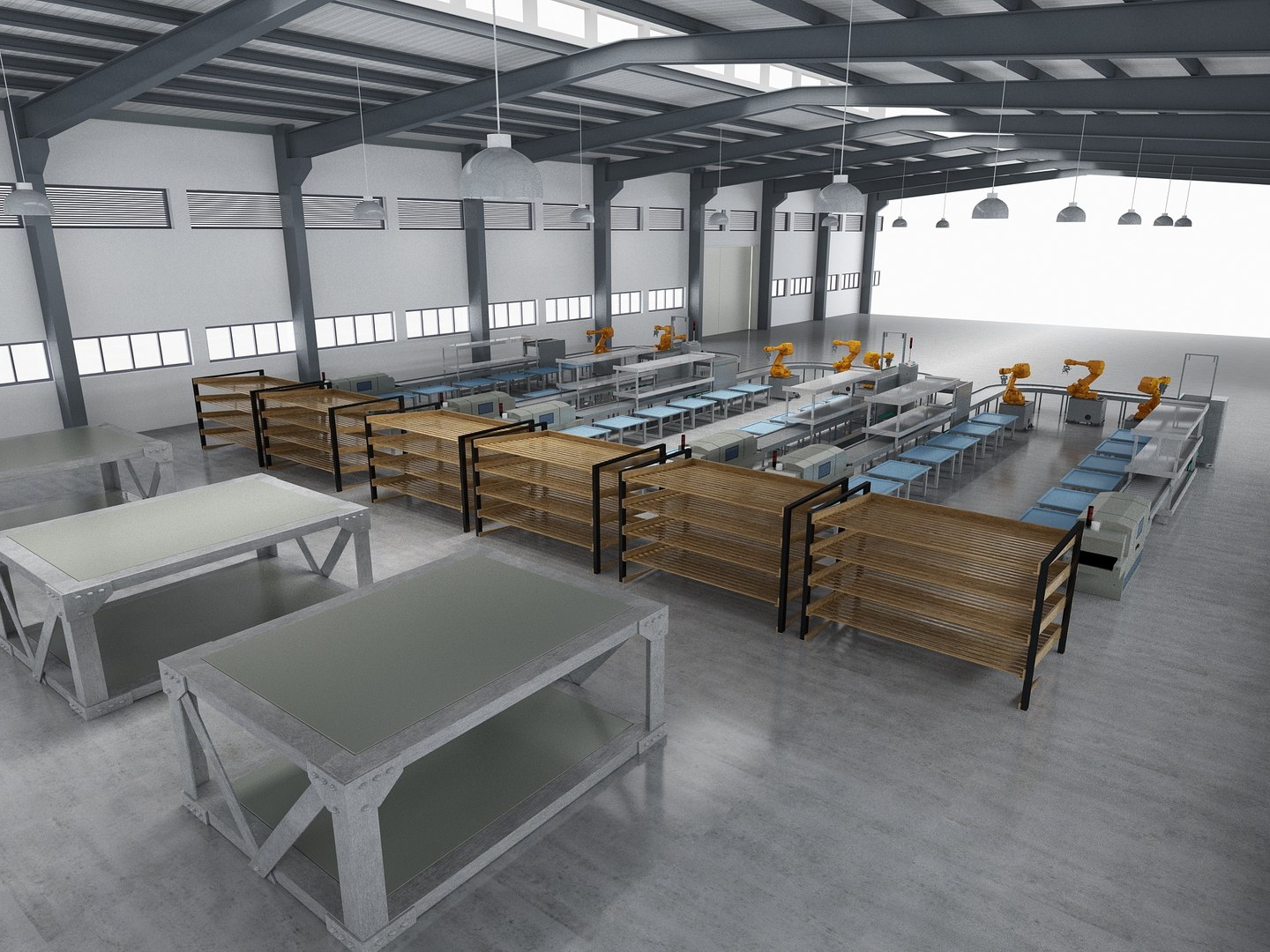 Assembly Line 3D - TurboSquid 2045128