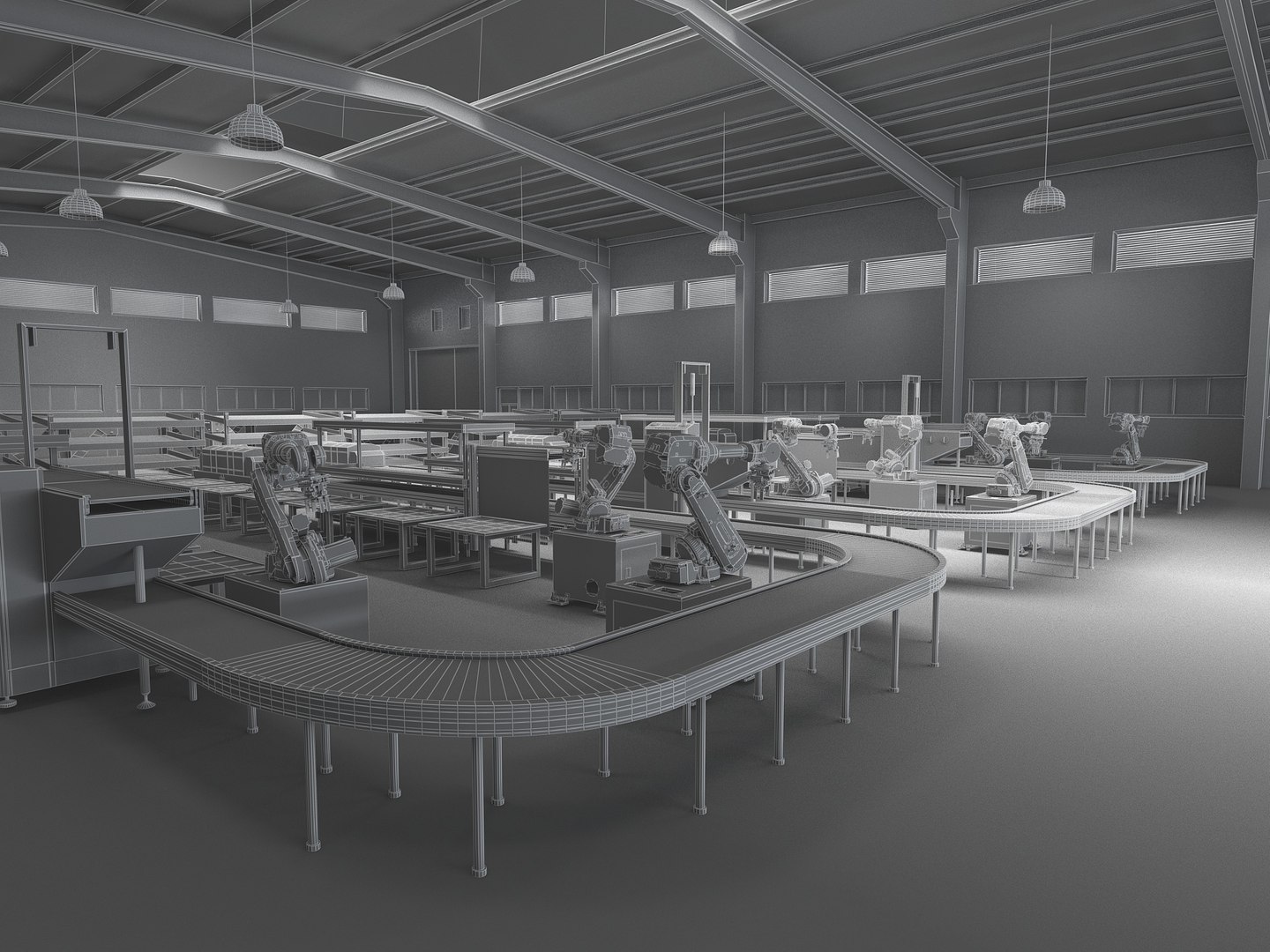 Assembly Line 3D - TurboSquid 2045128