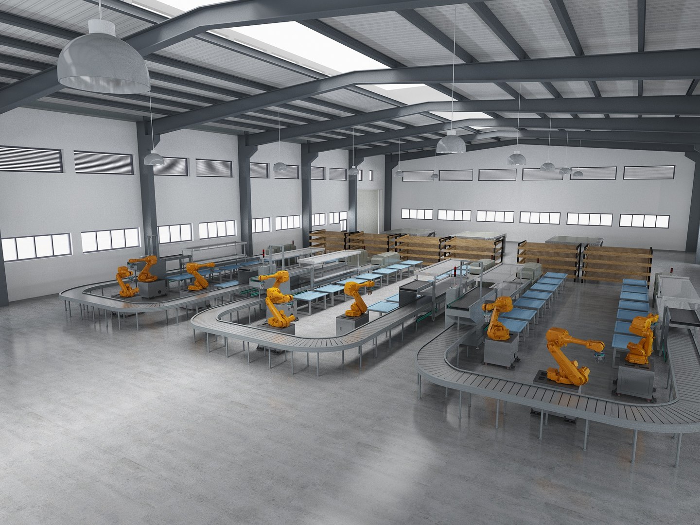 Assembly Line 3D - TurboSquid 2045128