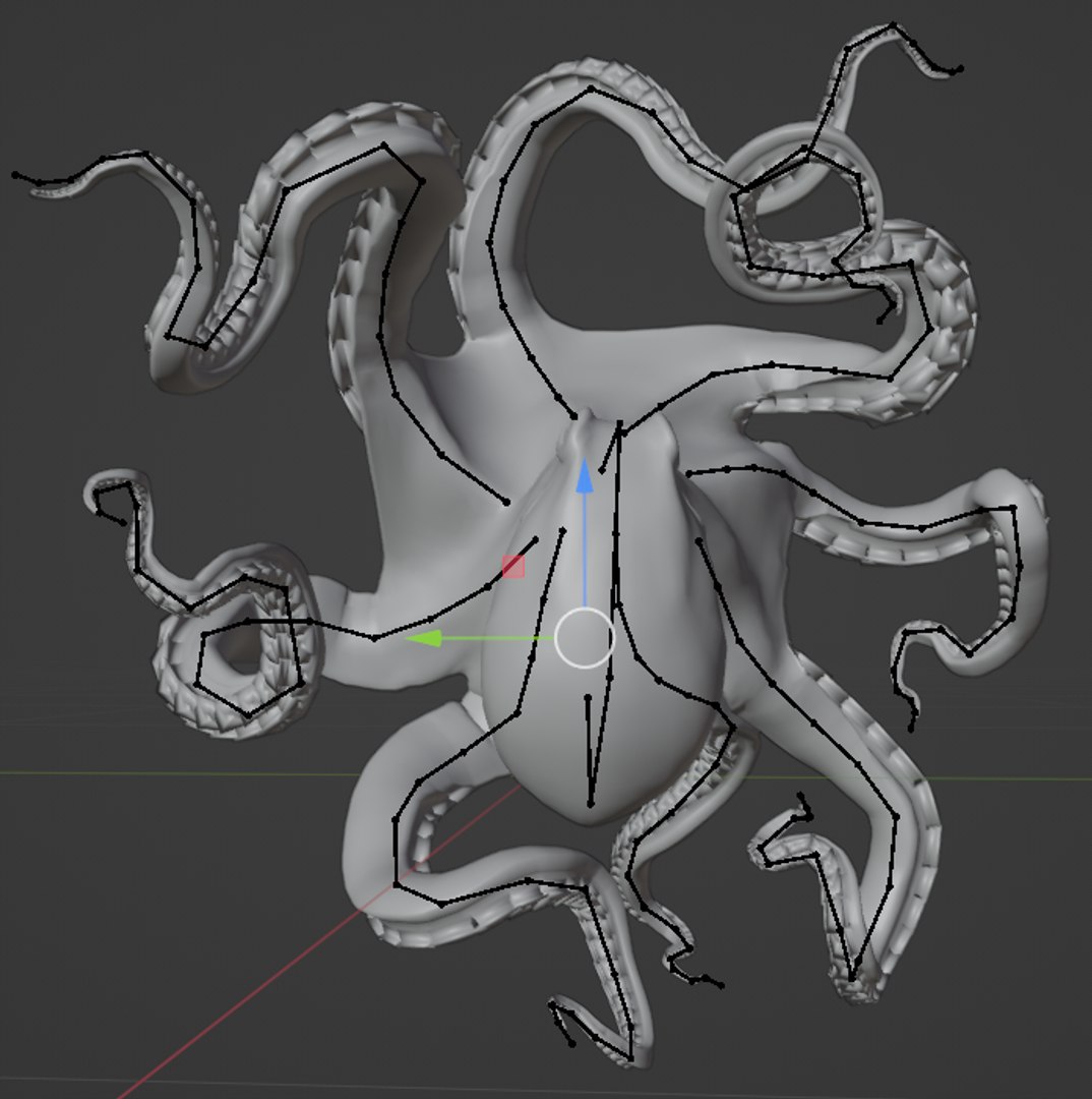 3D Model Animated Octopus - TurboSquid 2187371