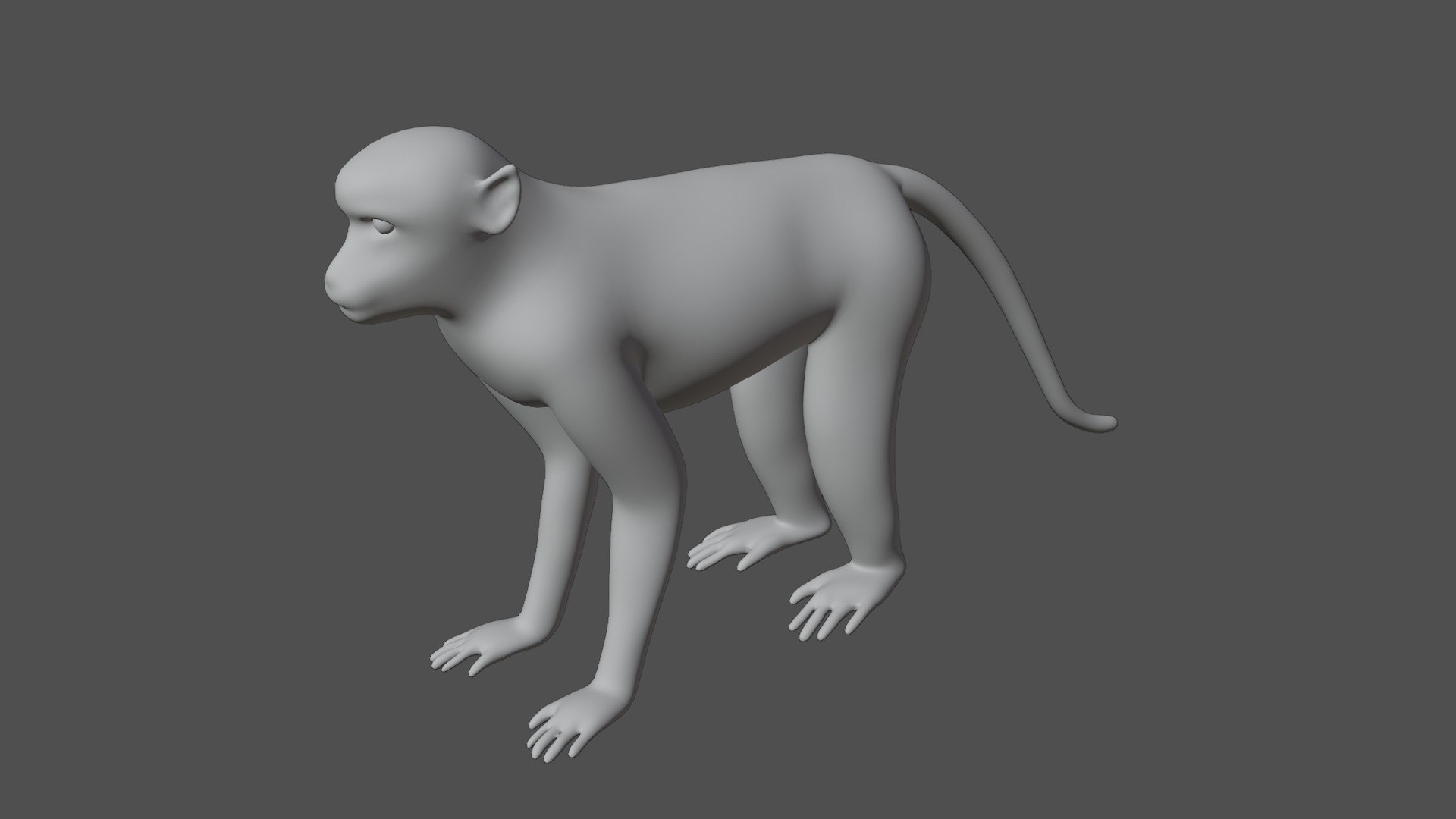3D Fully Rigged Low Poly Monkey - TurboSquid 1754332