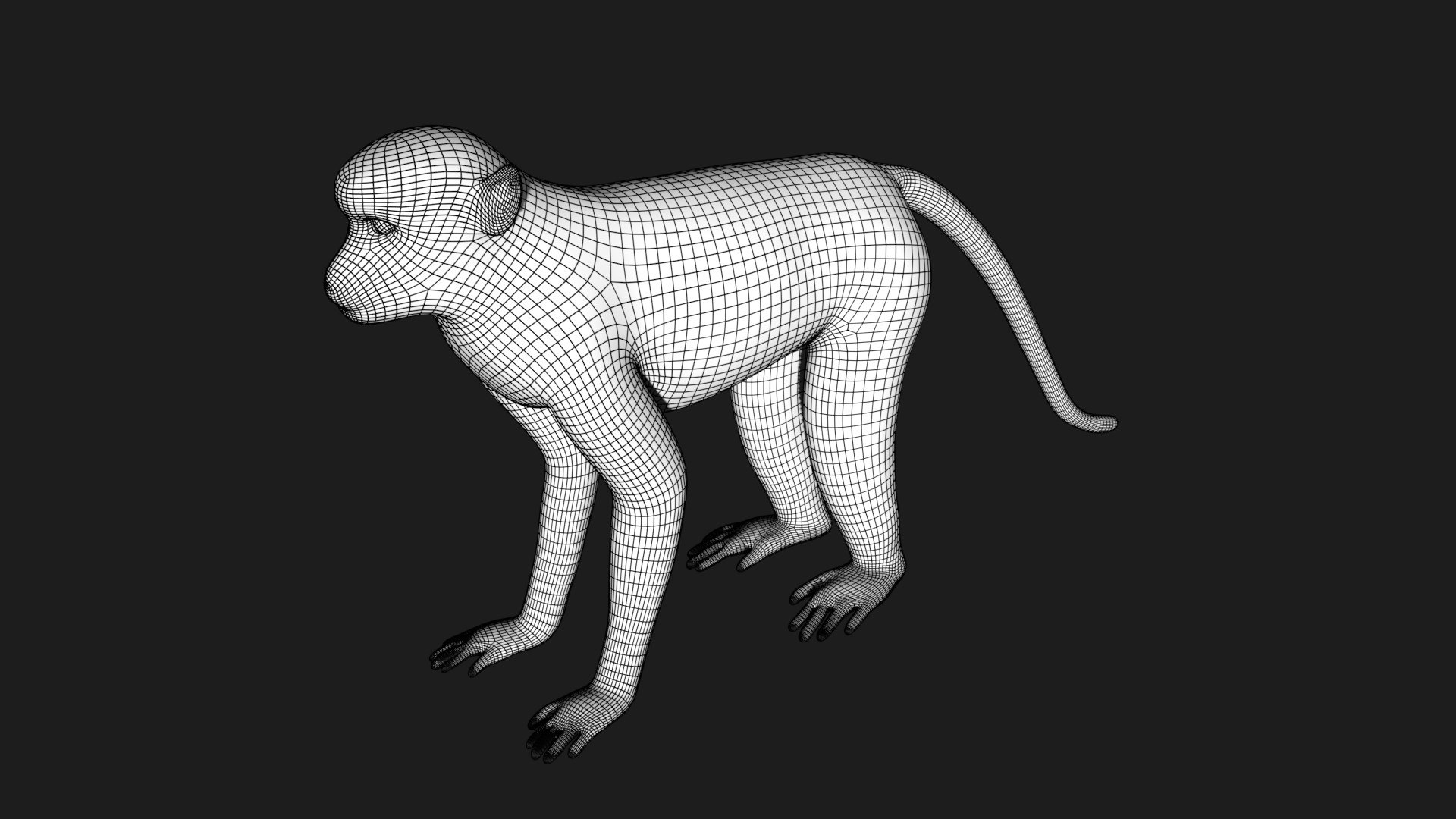 3D Fully Rigged Low Poly Monkey - TurboSquid 1754332