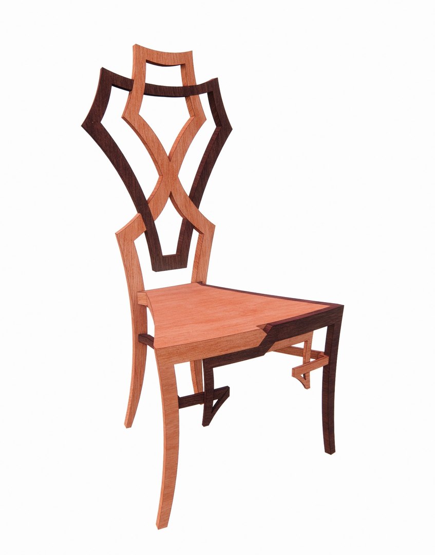 Emilio Terry Chair 3D - TurboSquid 1739886