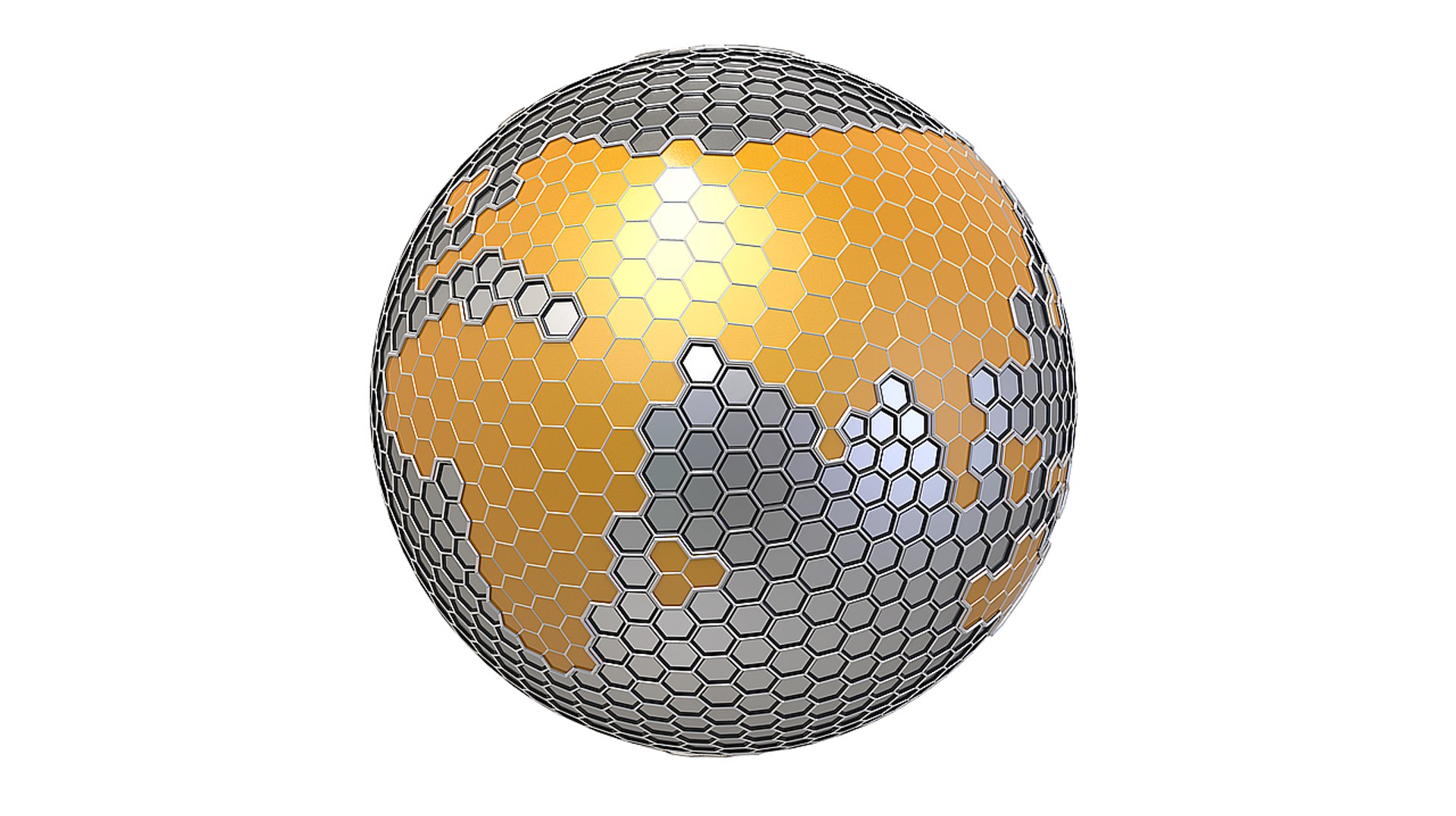 Hexagon Planet Earth 3D Model - TurboSquid 1282594