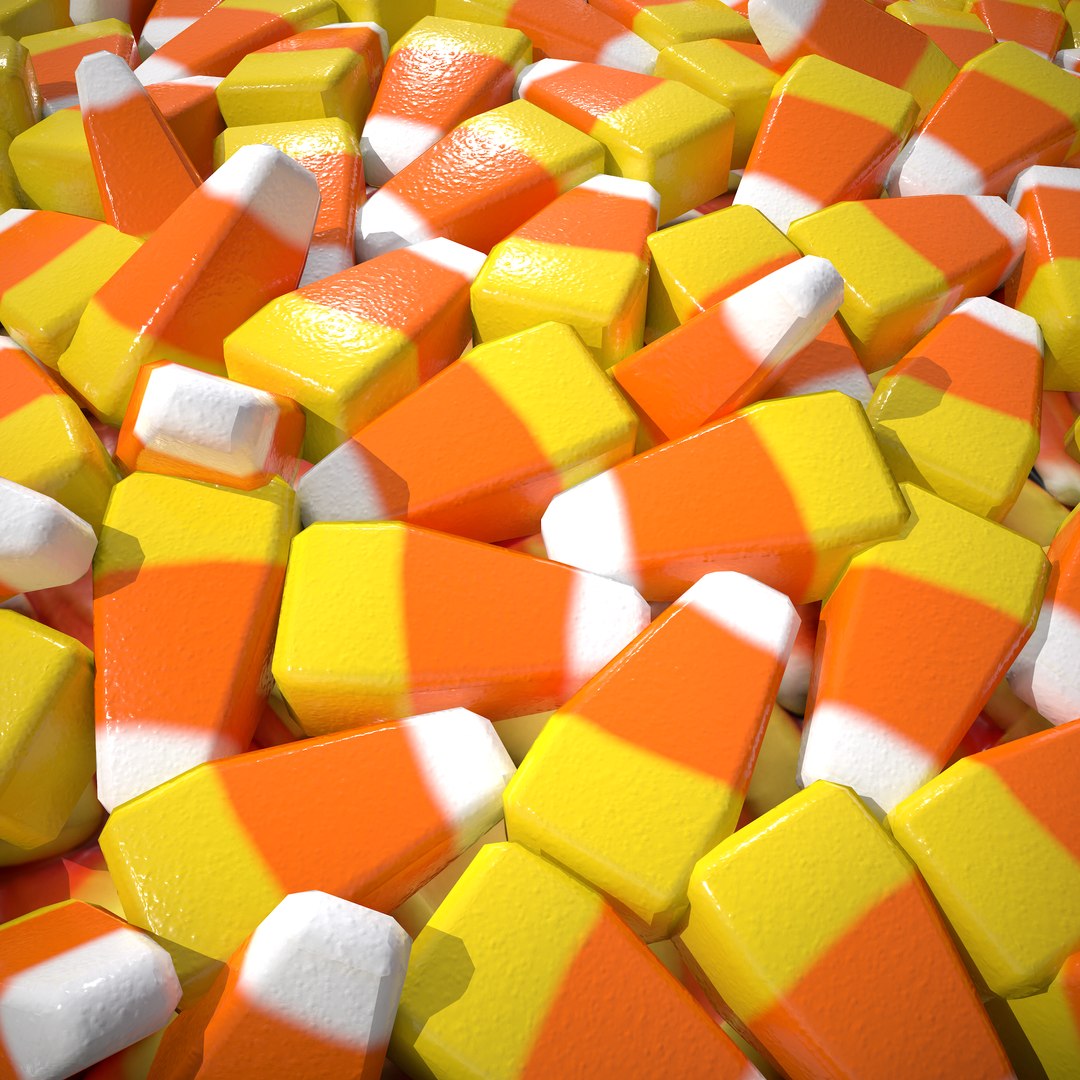 3D Candy Corn Bowl Model - TurboSquid 1806405