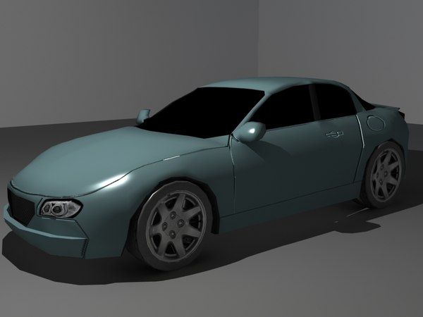 basic car 3d model