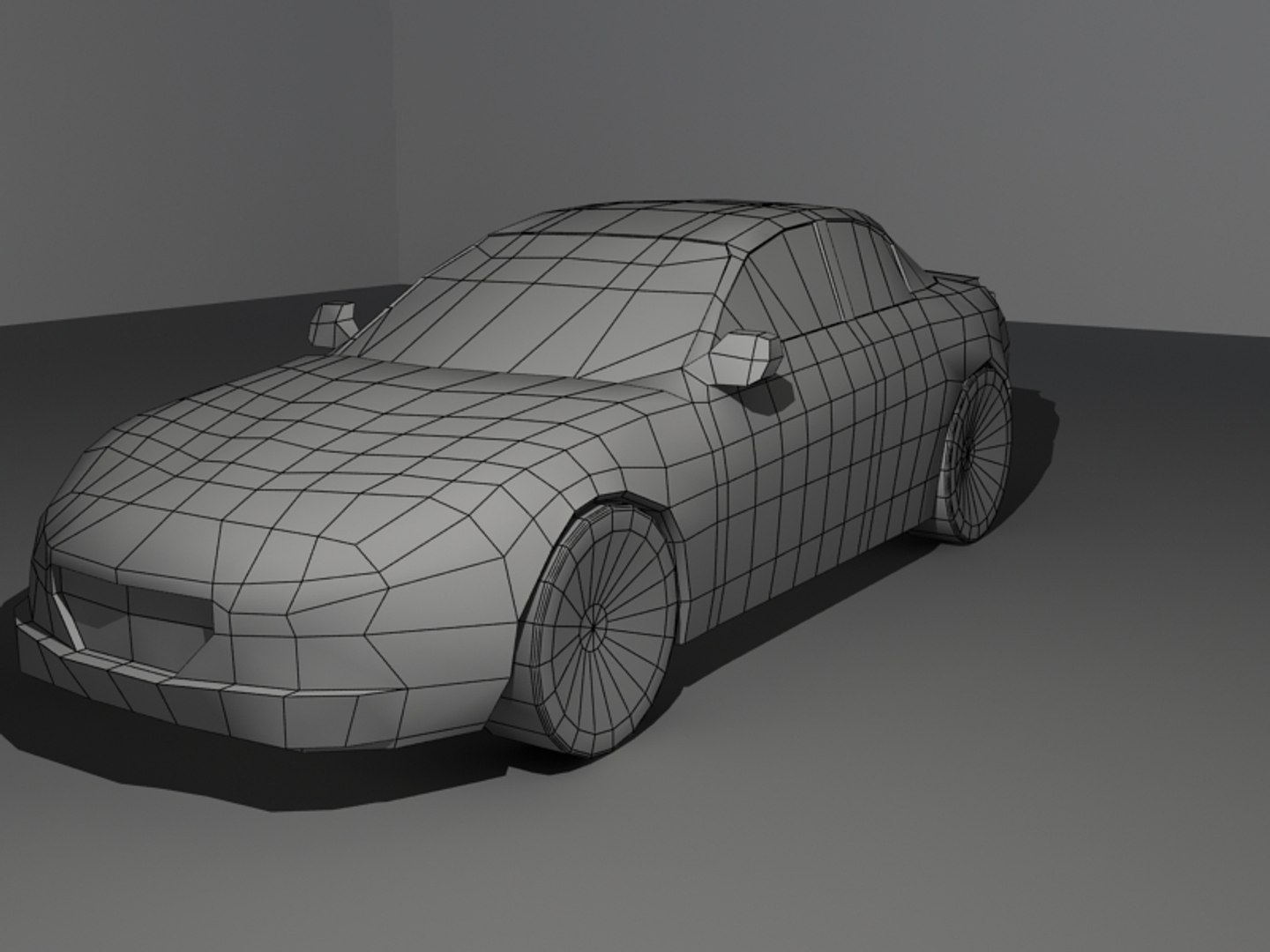 Basic Car 3d Model