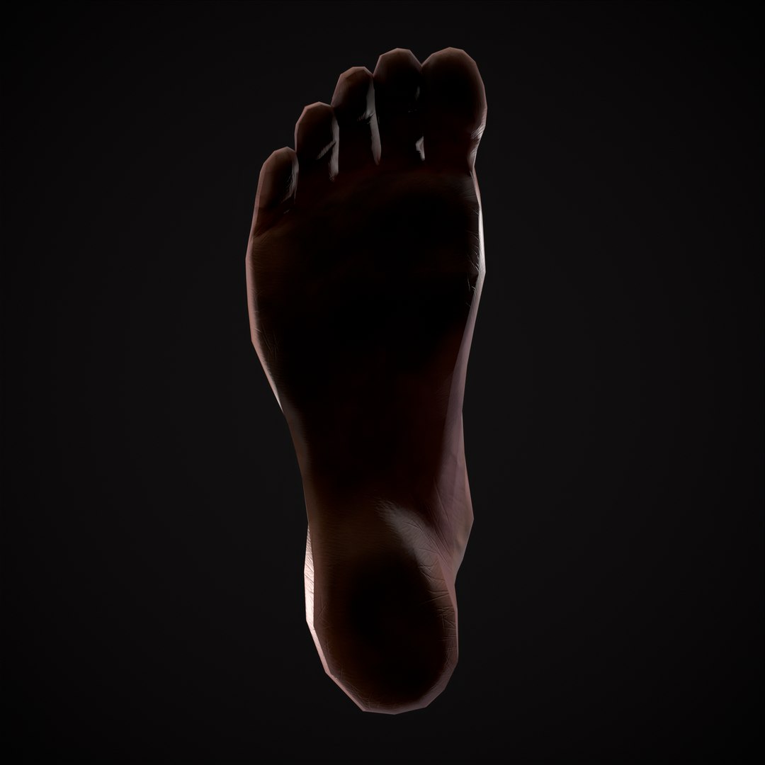 3D Severed Male Foot - TurboSquid 2176712