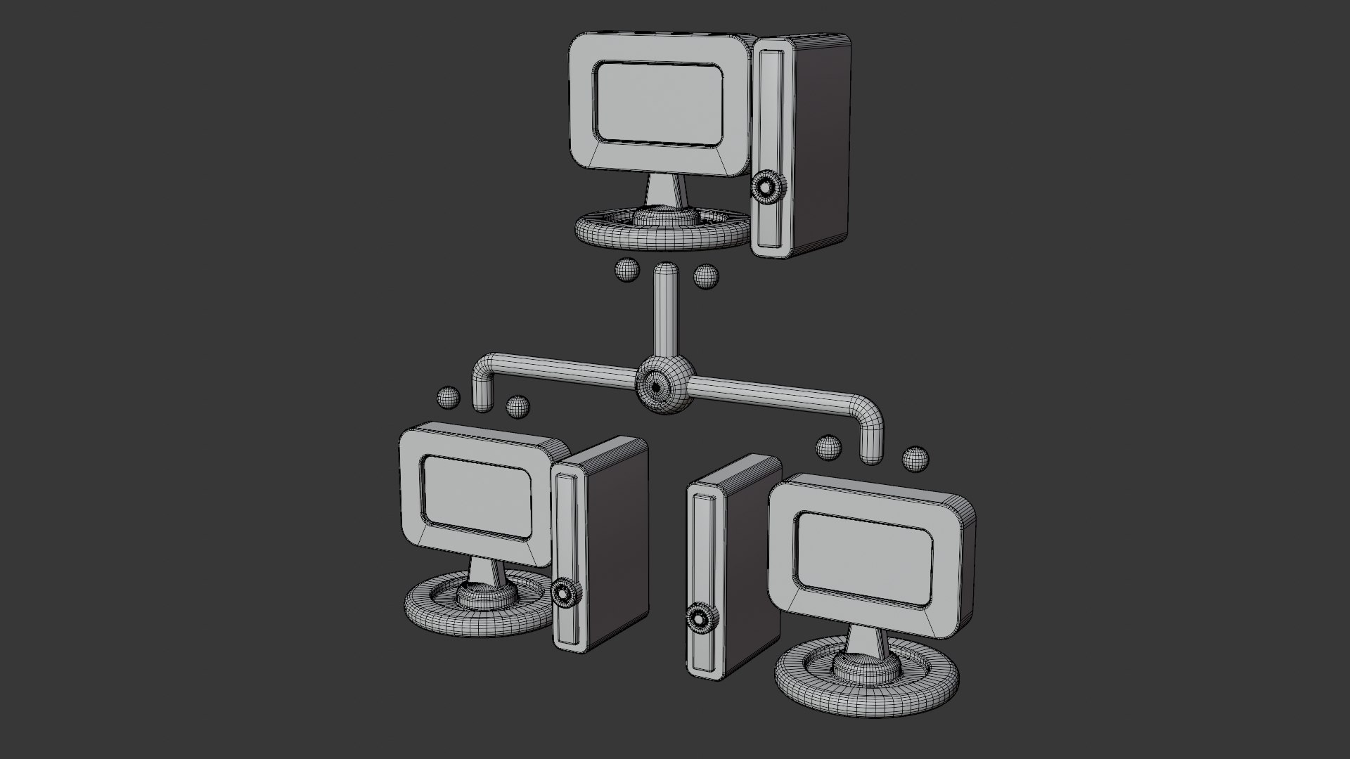 Local Area Network 3d Icon Represented With Multiple Connected ...