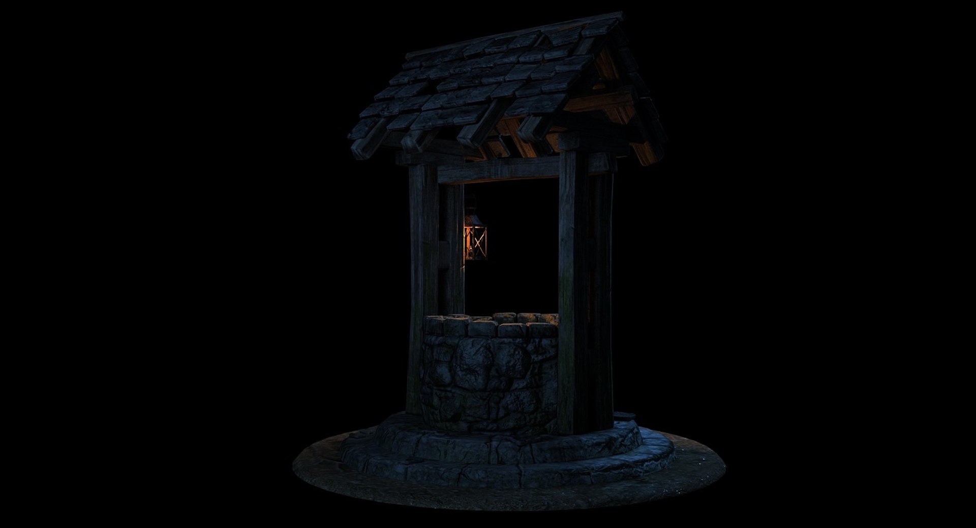 3D Old Medieval Water - TurboSquid 1202370