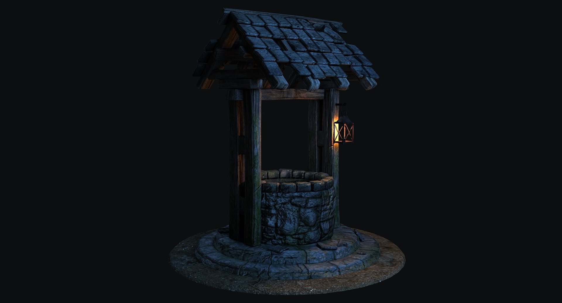 3D Old Medieval Water - TurboSquid 1202370