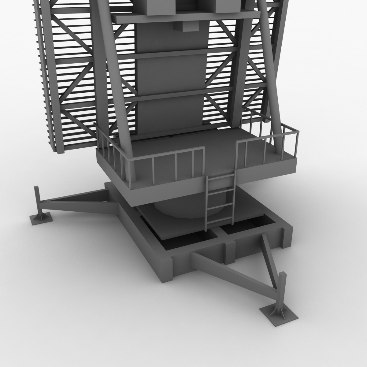 3d model aesa radar