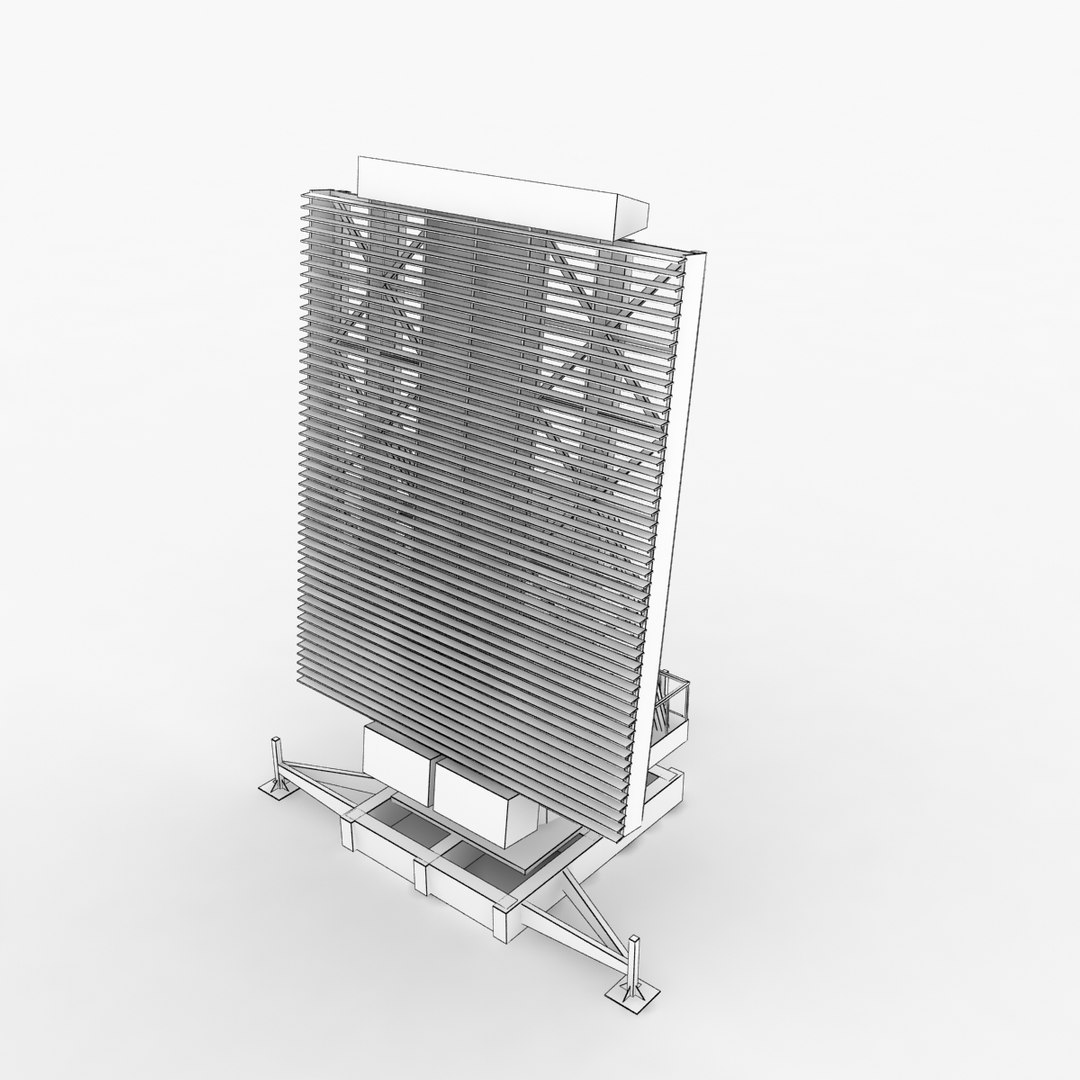 3d Model Aesa Radar