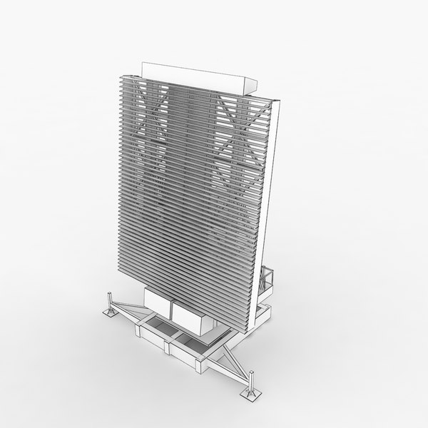 3d model aesa radar
