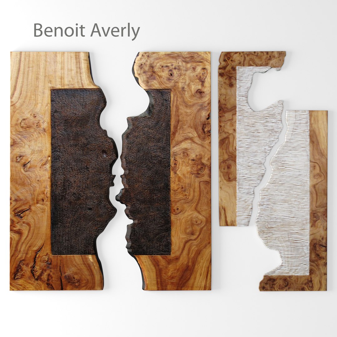 wall art benoit averly 3d model